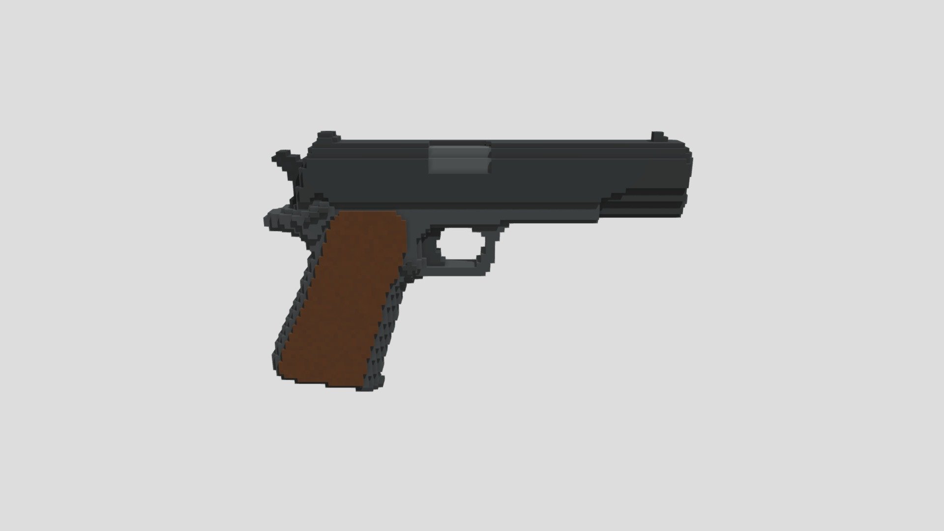 Colt 1911 voxel - 3D model by mxrcel (@mxrcel7475) [12f7c6b] - Sketchfab