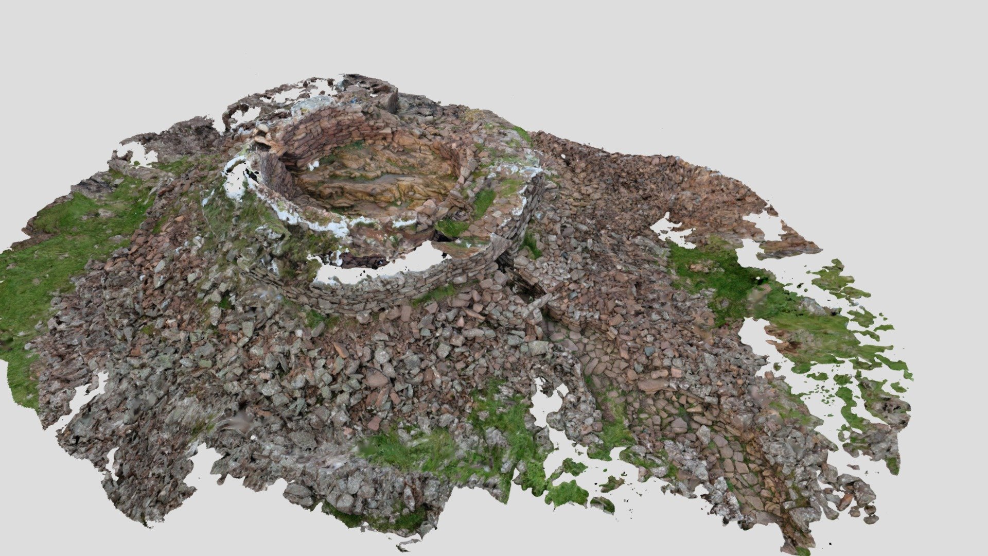 Clachtoll Broch - 3D model by peterbarry [12f8190] - Sketchfab
