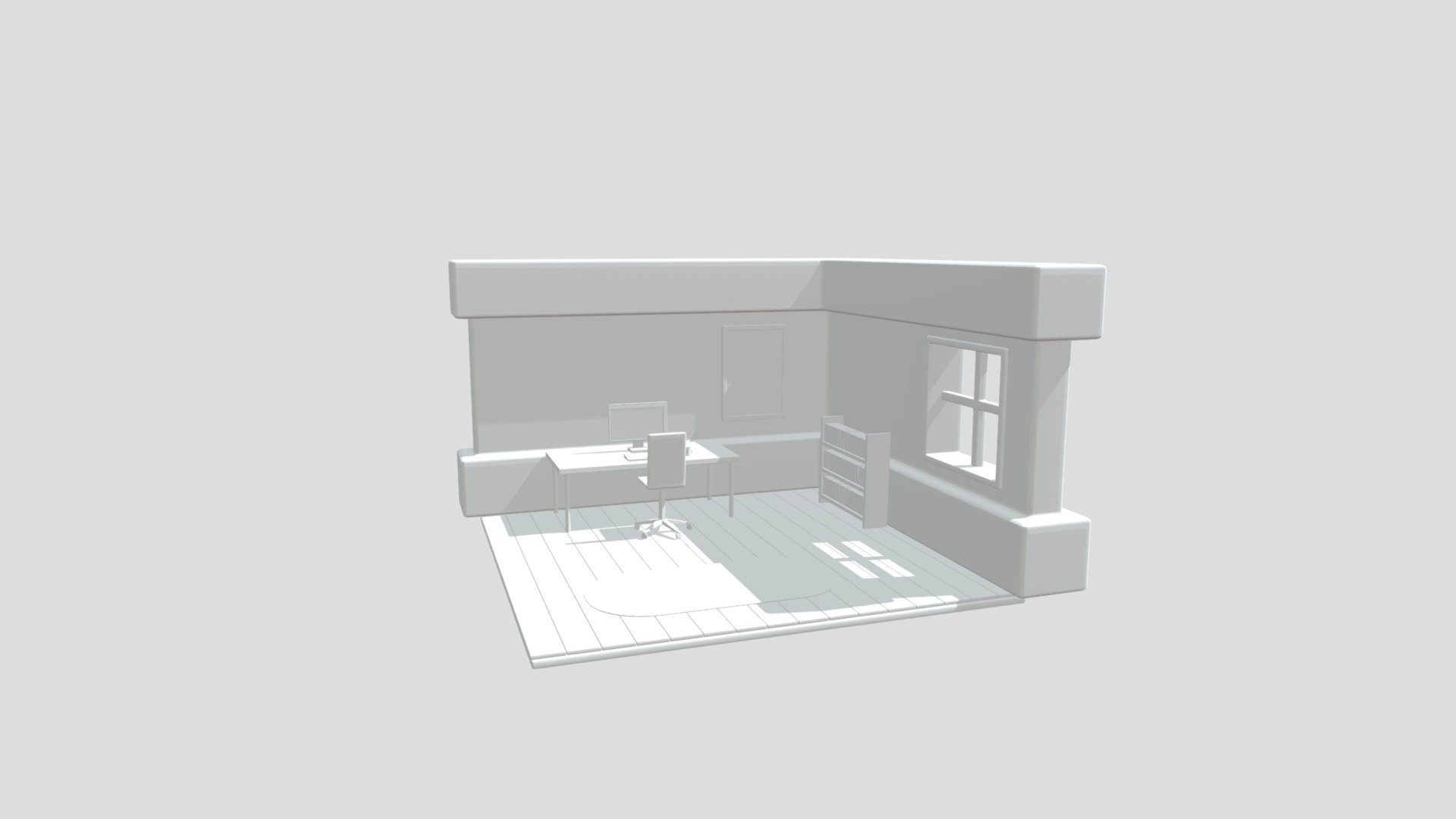 Study Room - Download Free 3D model by Jash22 [12f86c2] - Sketchfab