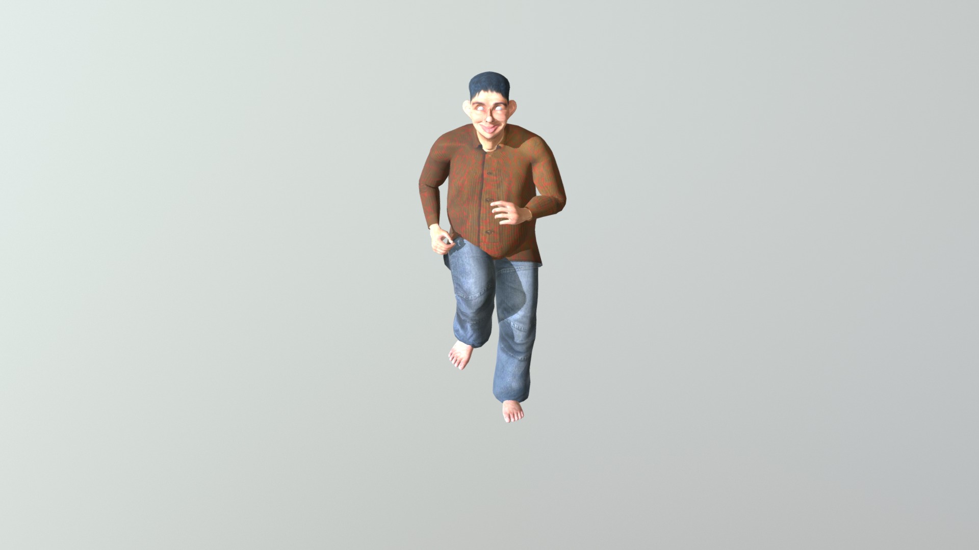 Running Up Stairs - 3D model by Fazlul Karim (@rabbyml) [12f88b7 ...