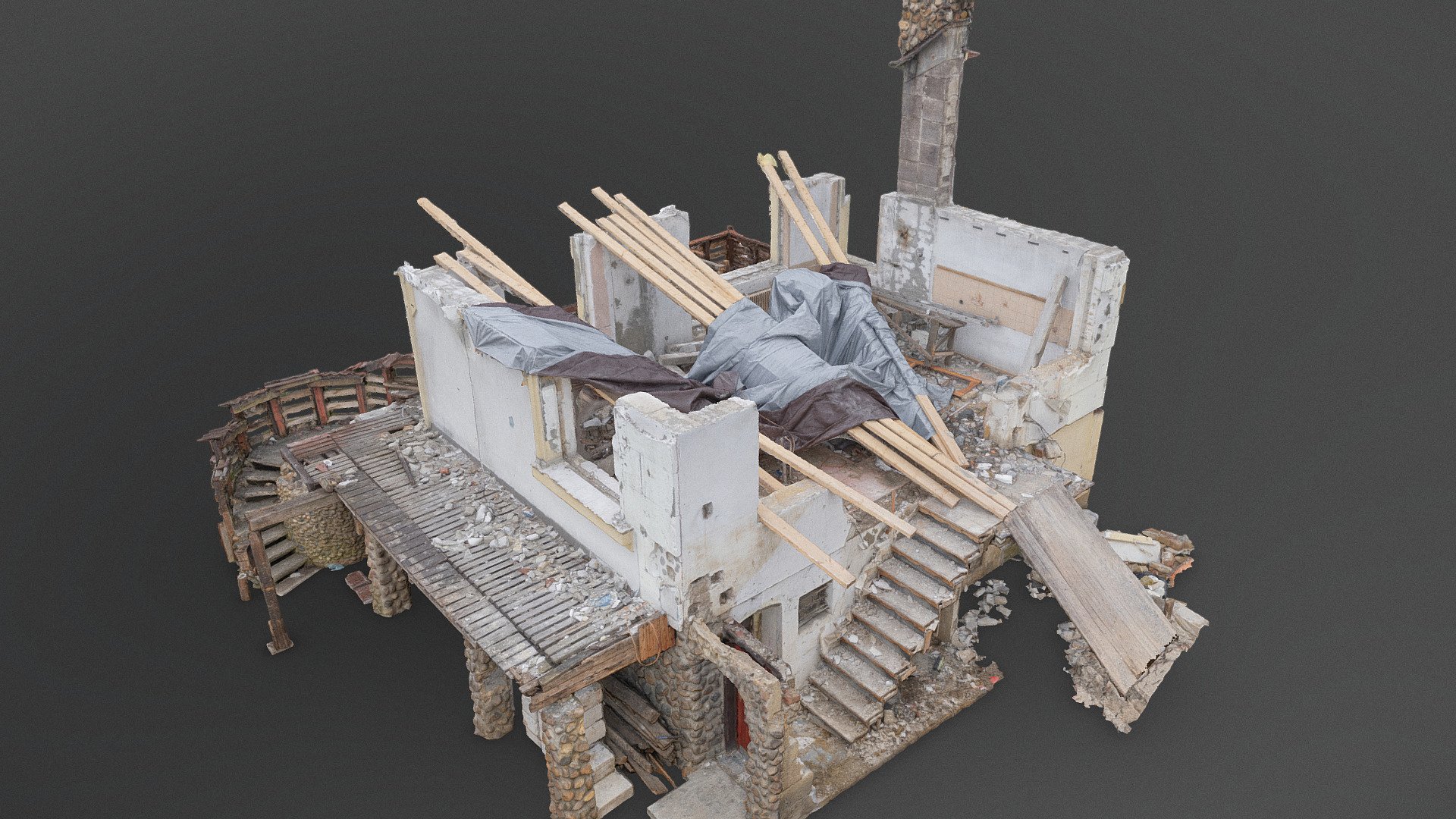 Weird ruin - 3D model by matousekfoto [12f91d1] - Sketchfab