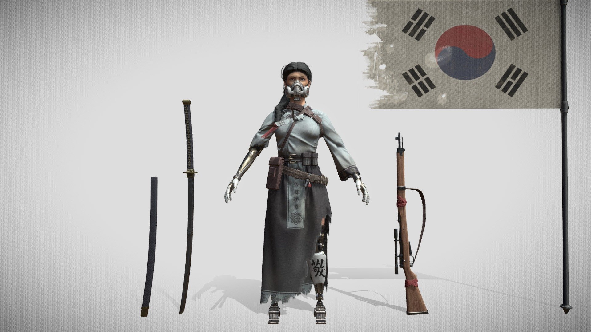 Korean Warrior - Search For A Star 2020 - 3D model by Steffen Salte ...