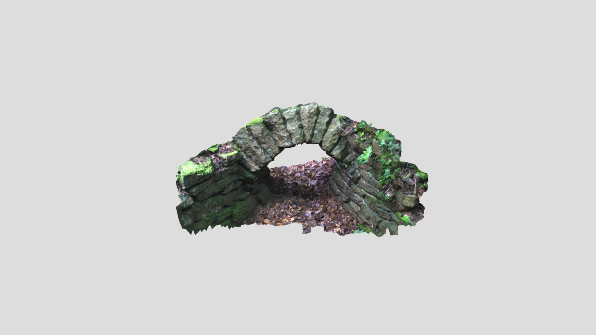 Allensford Blast Furnace, stone kiln arch - 3D model by Archie Robson ...
