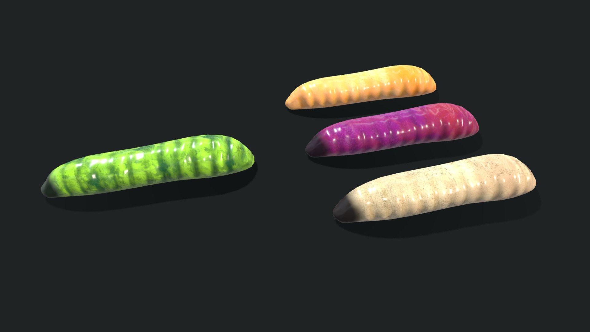 Small Worm 3D - 3D model by SR Studios Kerala (@SRstudiosKerala ...