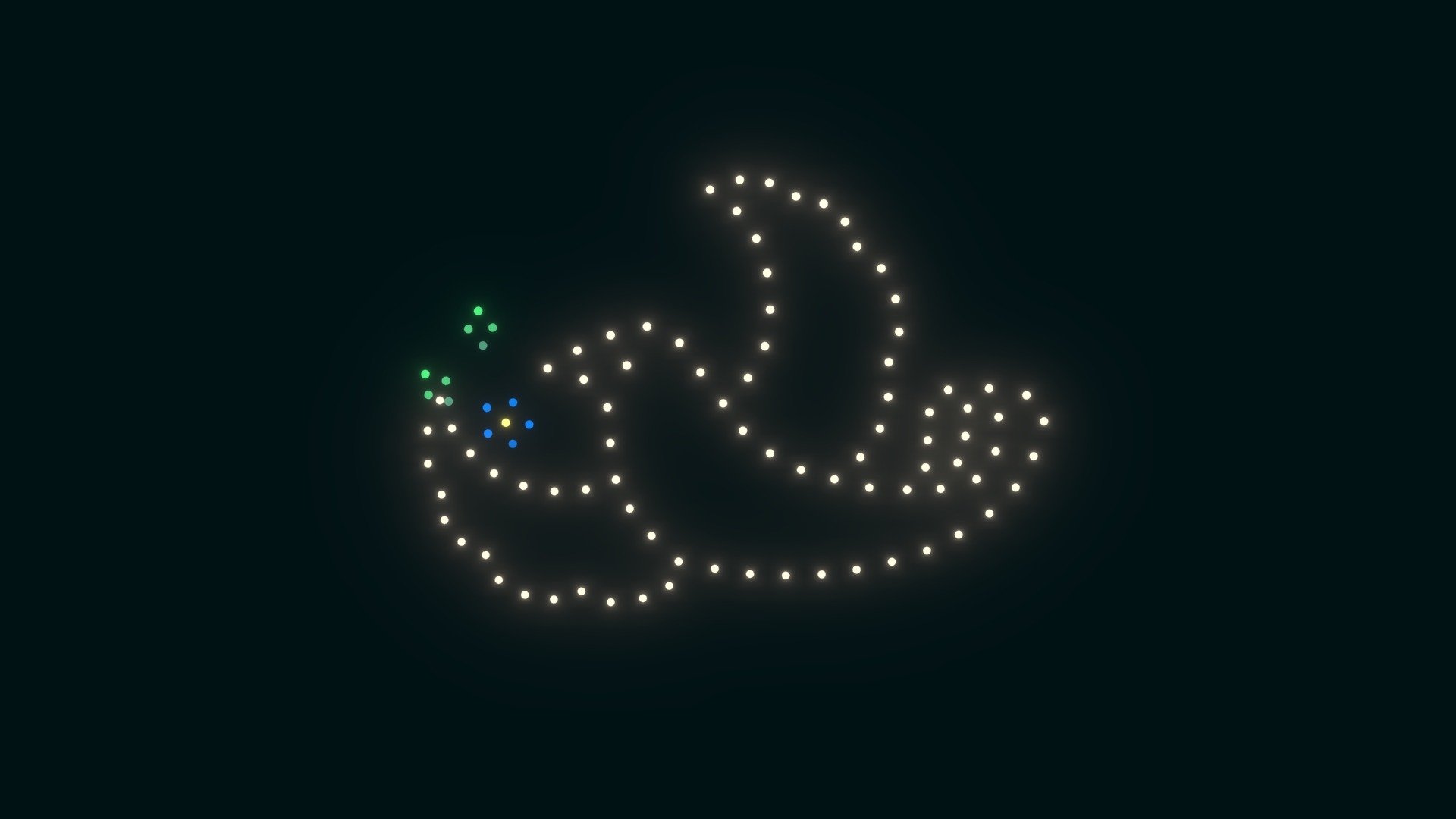 Bird with Simple Flowers - 3D model by droneshow.store [12ff403 ...