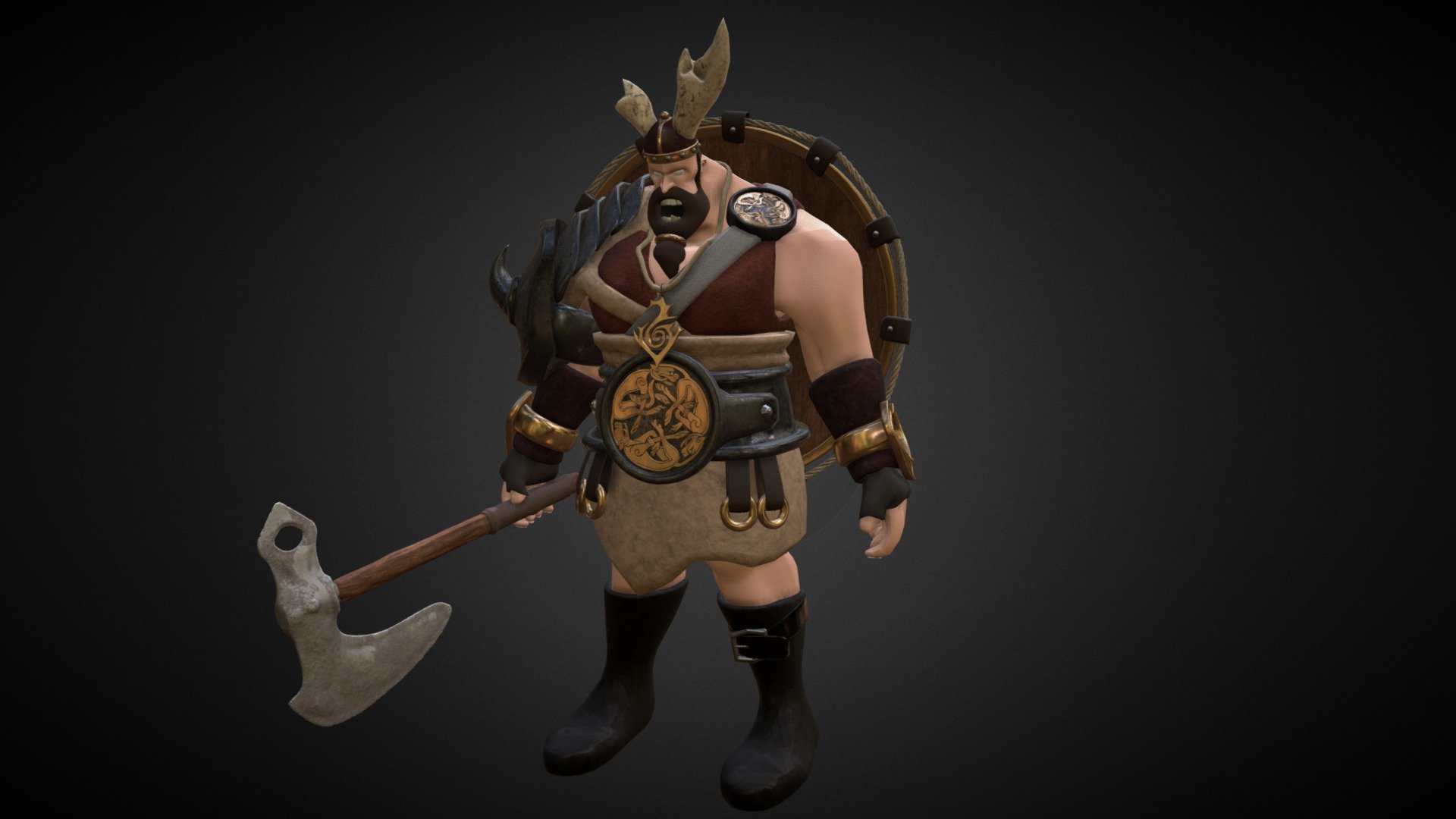 Viking - 3D model by Abhi suresh (@Abhisuresh) [1301645] - Sketchfab
