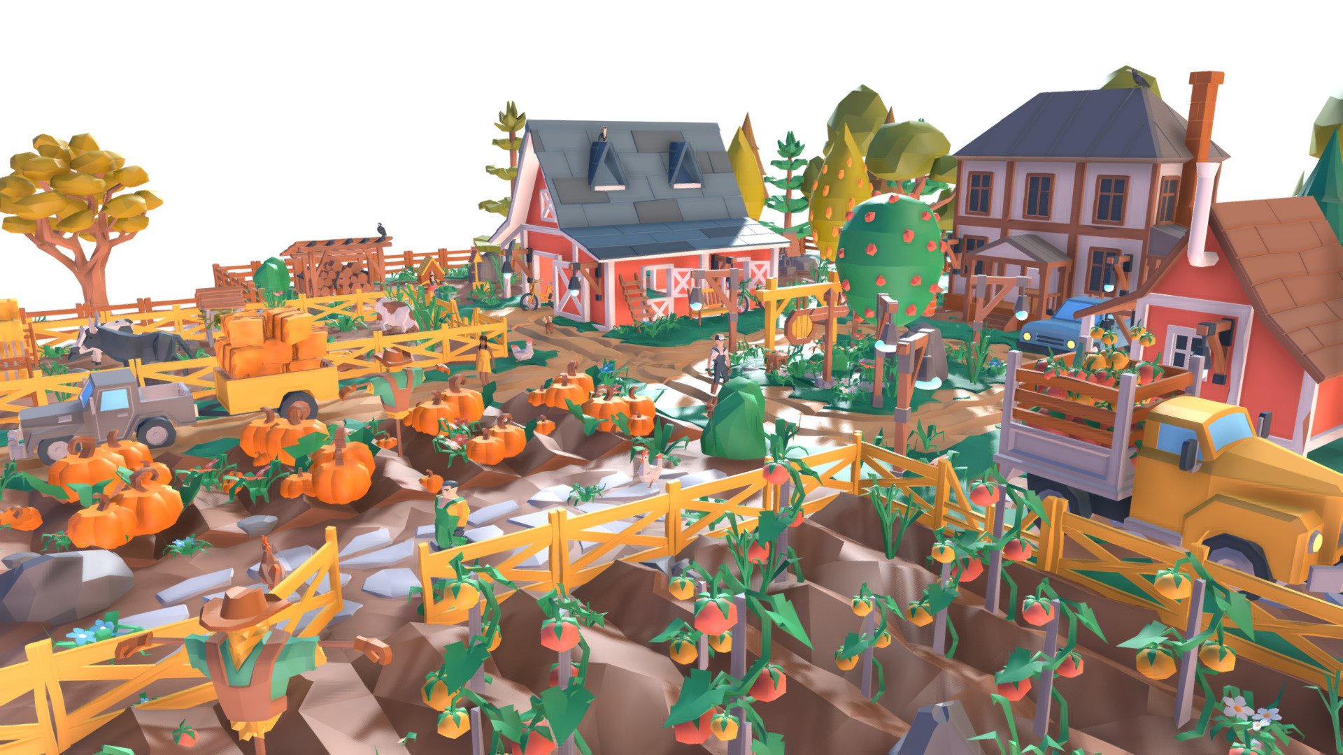 Farm Life - Model 5 - 3D model by VR 360° Expert (@vr360expert ...
