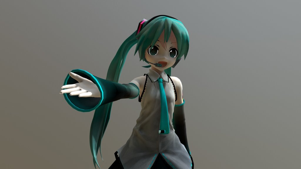 Hatsune Miku Models - A 3D model collection by vonckjenl - Sketchfab