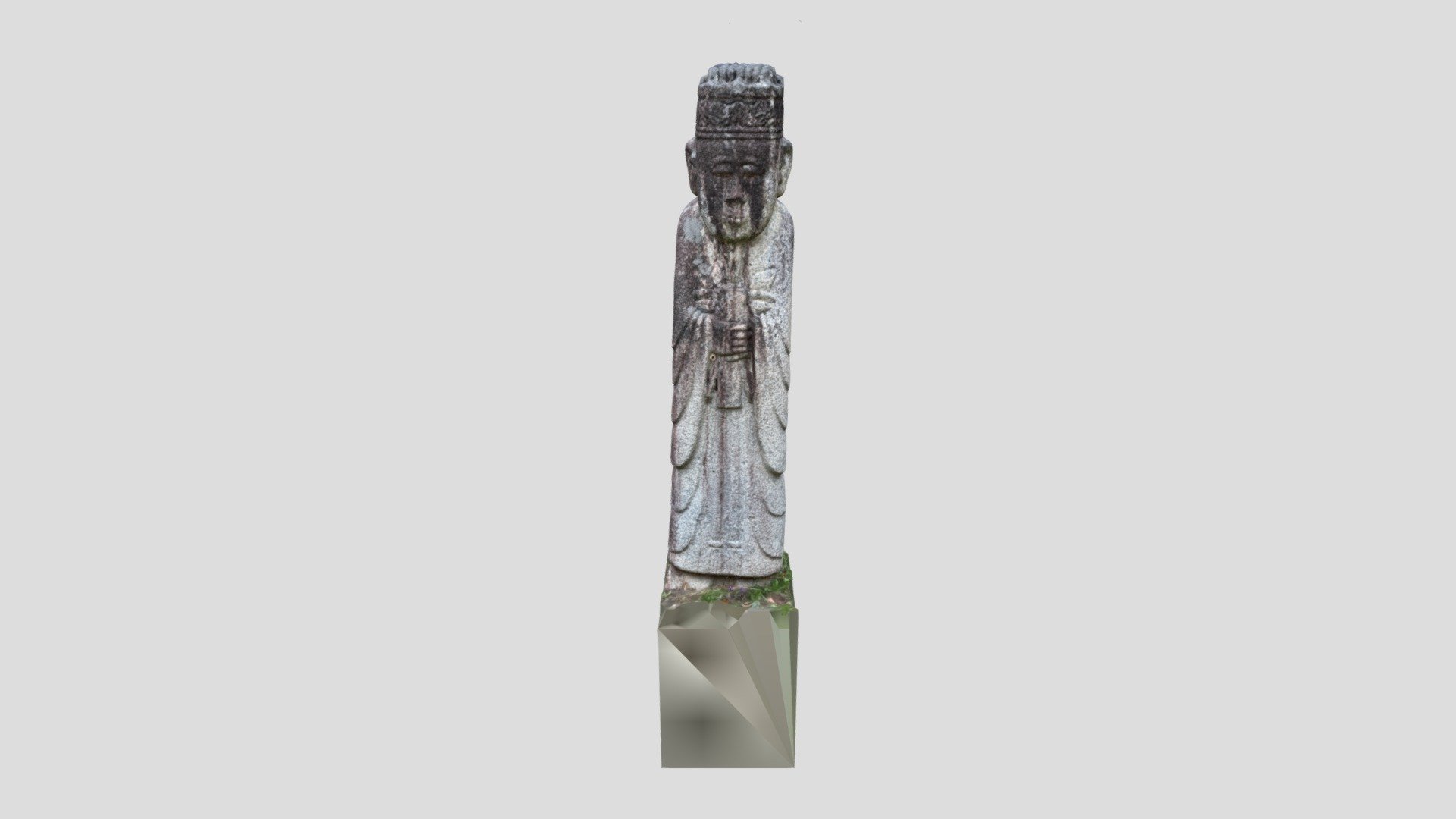 a traditional Korean stone statue - Download Free 3D model by by_Right ...