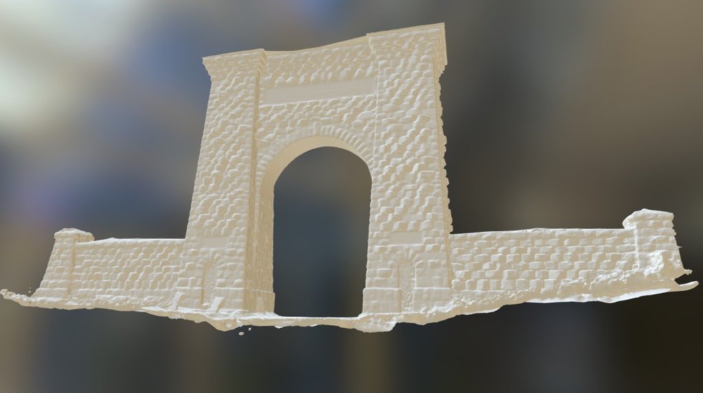 Yellowstone's Roosevelt Gateway Arch - 3D model by shapespeare [1306df5 ...