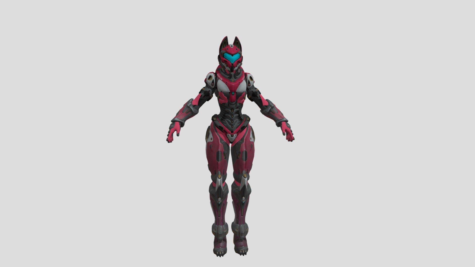 Yui - SpecOps Cat - 3D model by 3DCG Model (@bmduc125) [1307b9b ...
