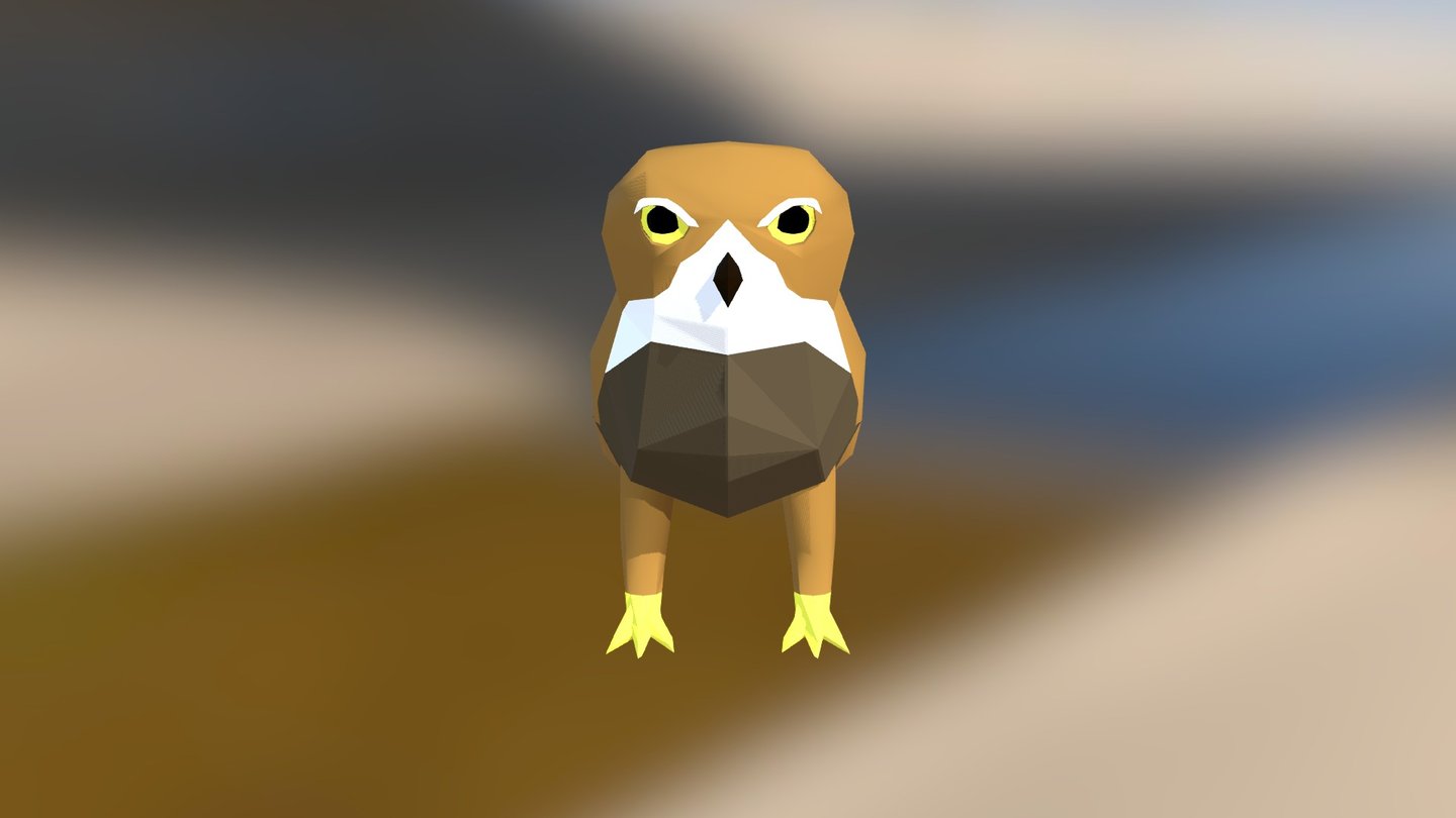 Low poly owl - 3D model by rageractrulz [13081d5] - Sketchfab