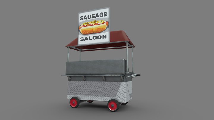 Food-cart 3D models - Sketchfab
