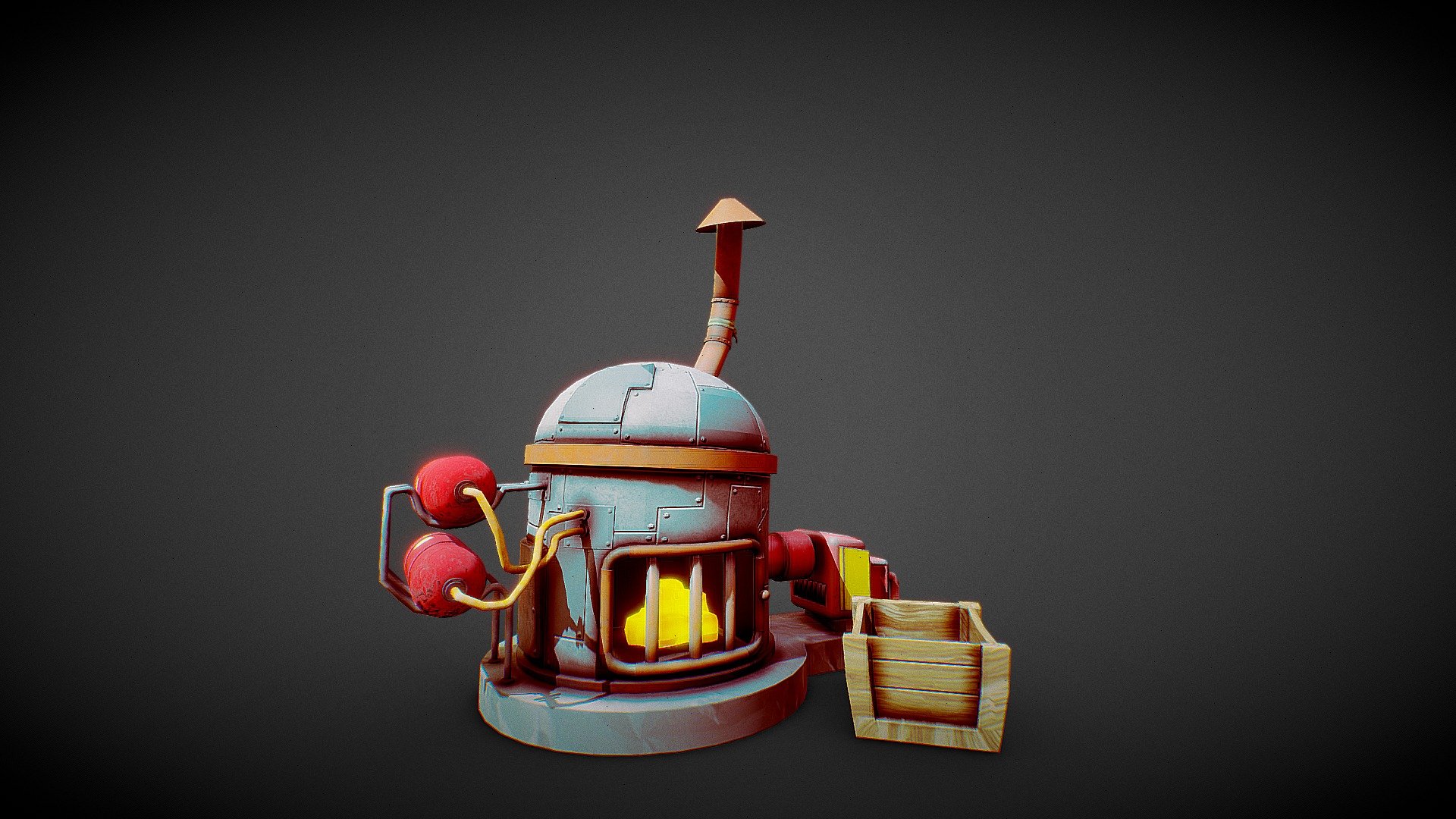 Stylized furnace Lv.3 - Buy Royalty Free 3D model by Ali.Assiri (@Ali ...