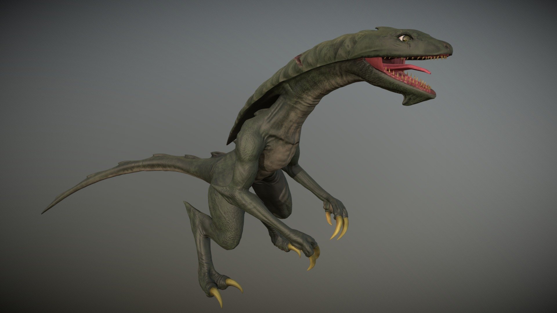 My first creature 3D - 3D model by PedroSoler [130a97f] - Sketchfab