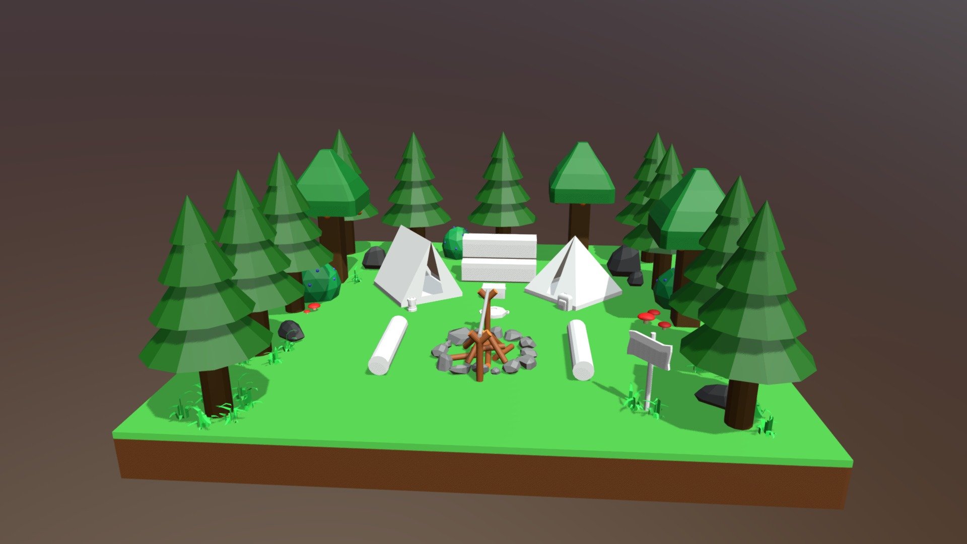 Camping Ver 0.4 - 3D model by Kevin98 [130d2e8] - Sketchfab