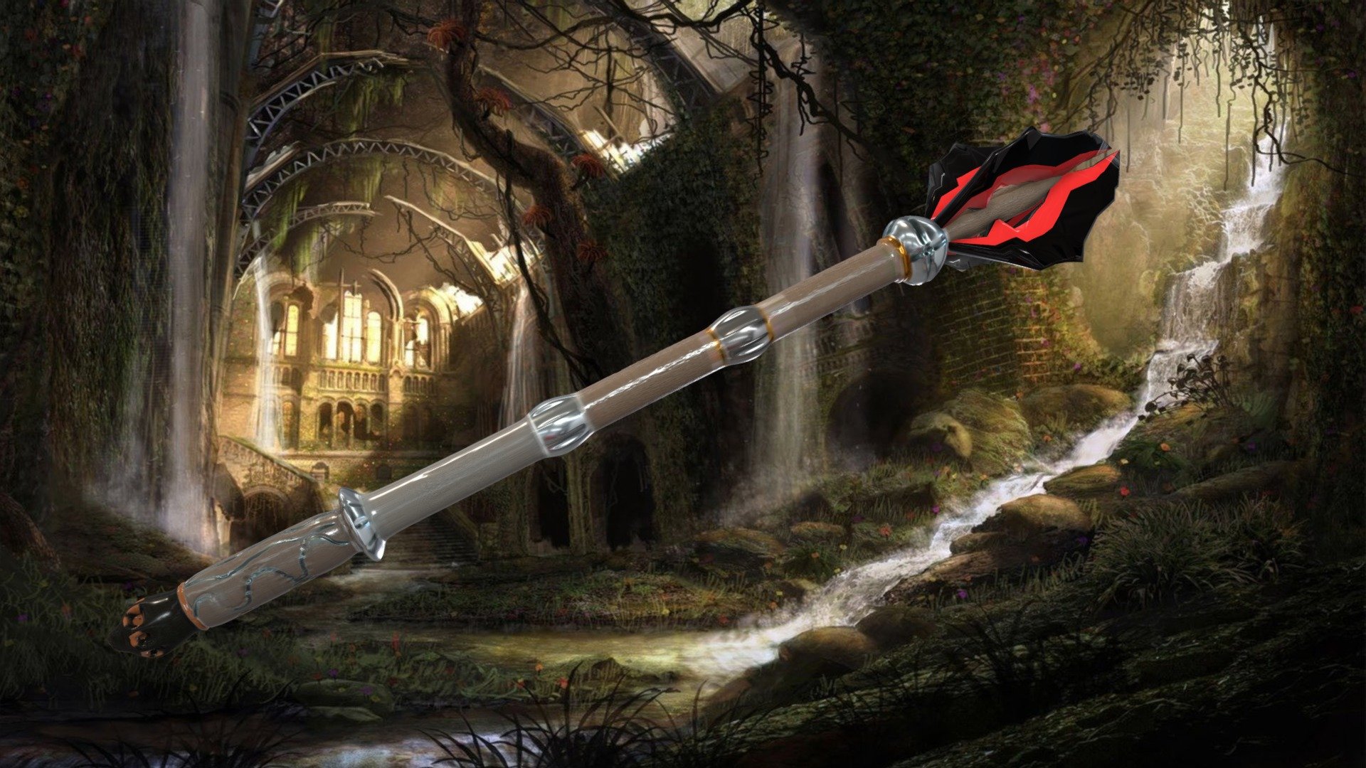 mace for warrior or priest - Download Free 3D model by milkmanfromhell ...