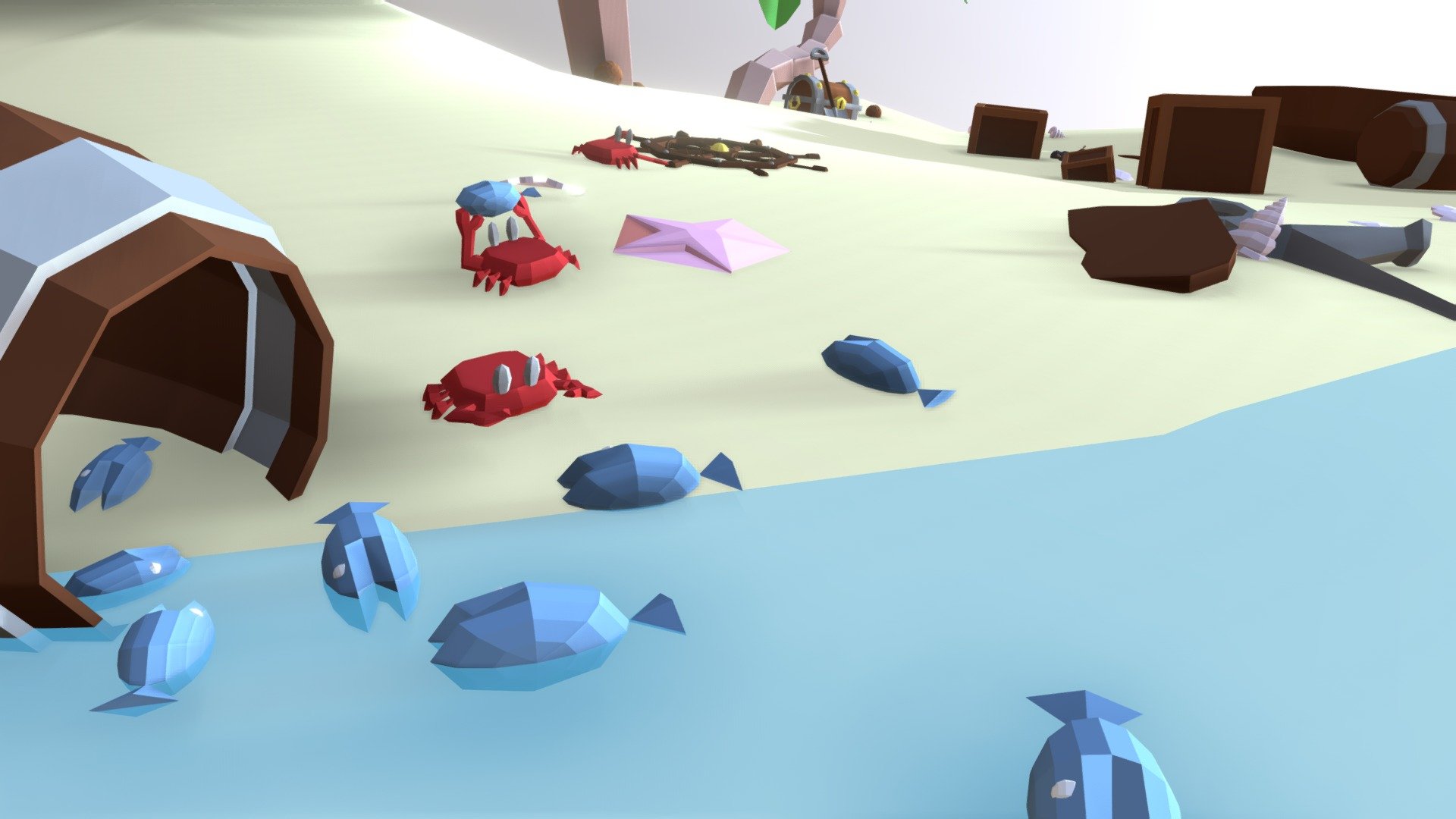 Beach Diorama - 3D model by Corey Keeling (@thecore37) [130e0ed ...
