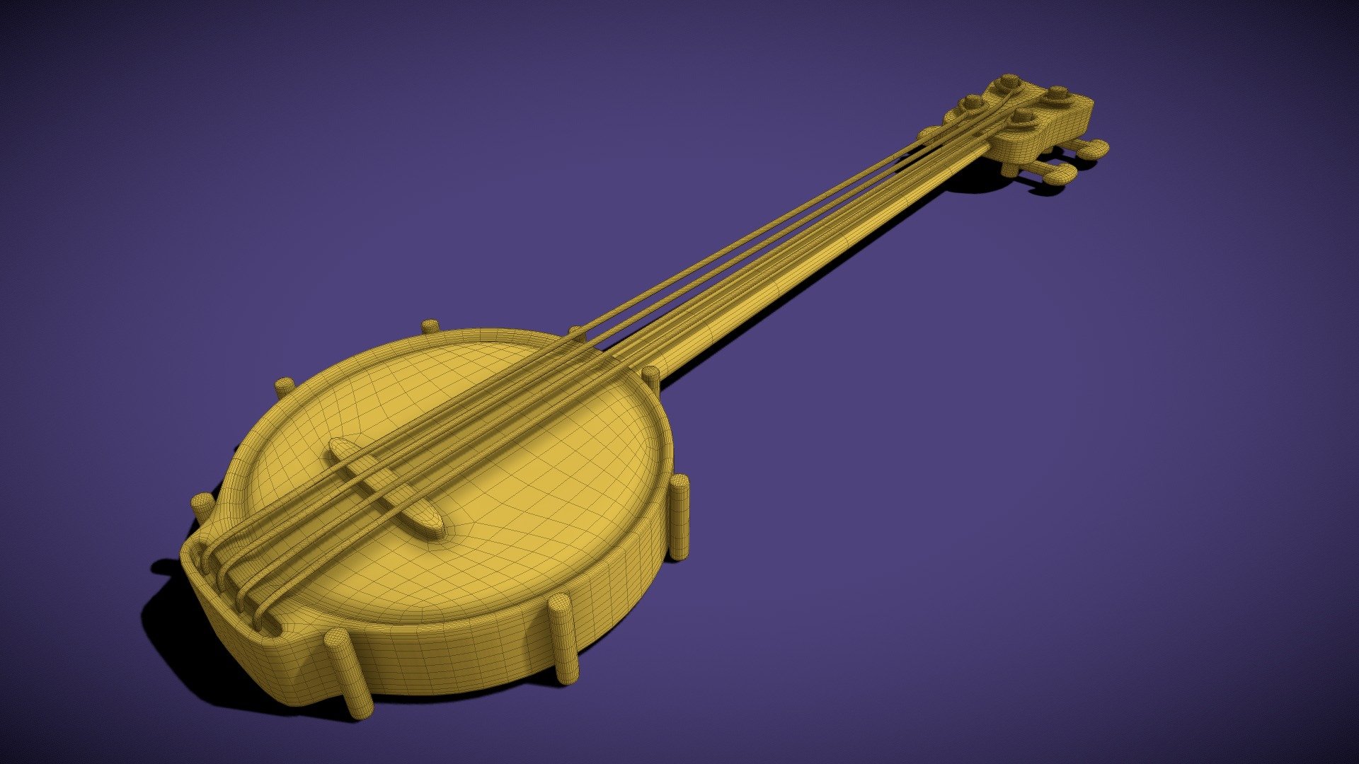 banjo1 - 3D model by yorkogarci [130e16d] - Sketchfab