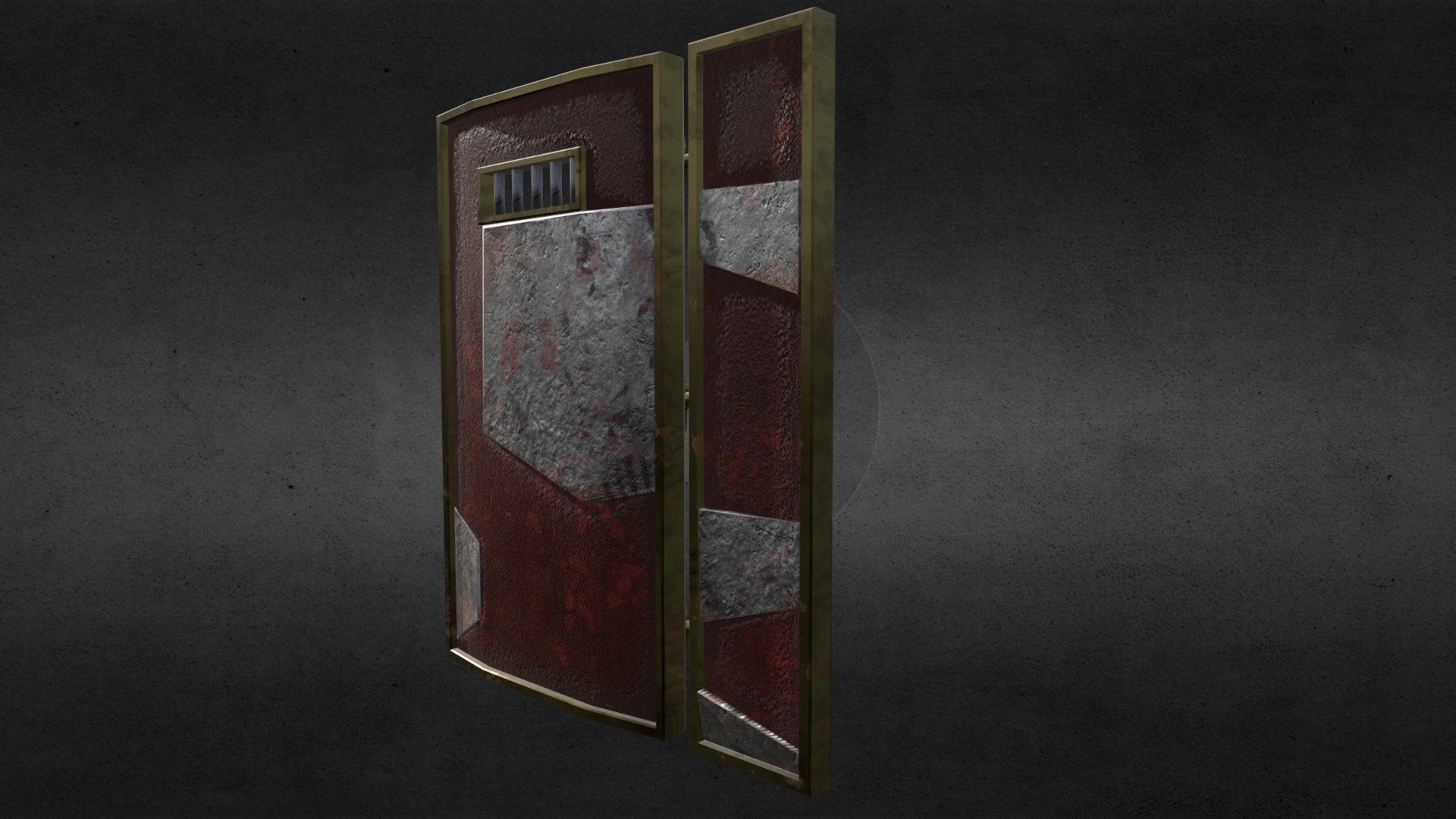 Barricade - Steampunk Shield - 3D model by Vykyng [130e720] - Sketchfab