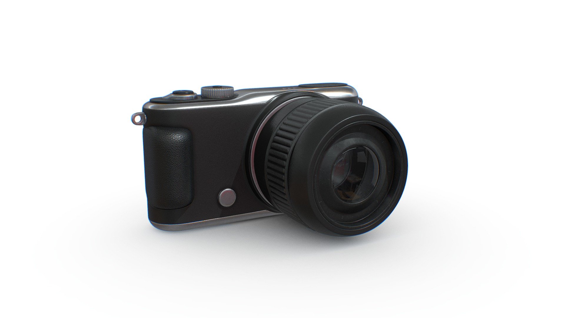 Pocket digital mirrorless camera - Buy Royalty Free 3D model by ...