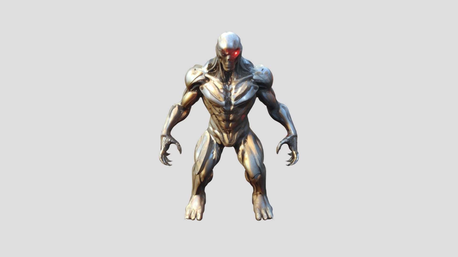 Cybernetic Warrior - 3D model by QuickSpot24 [13112c6] - Sketchfab