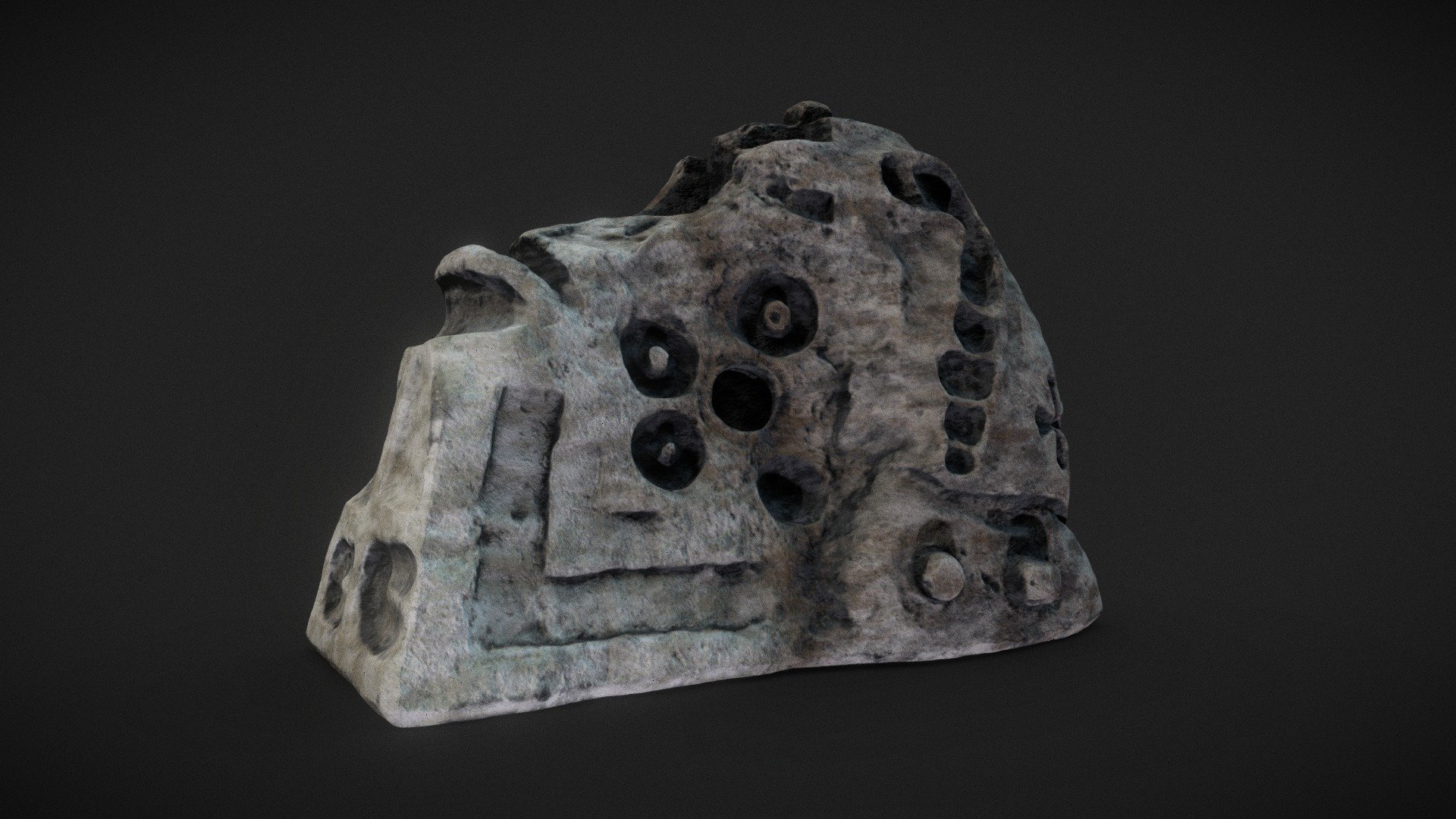 Sample of stone carving No1 | Traceology - 3D model by 3D SPLOSHNOFF ...