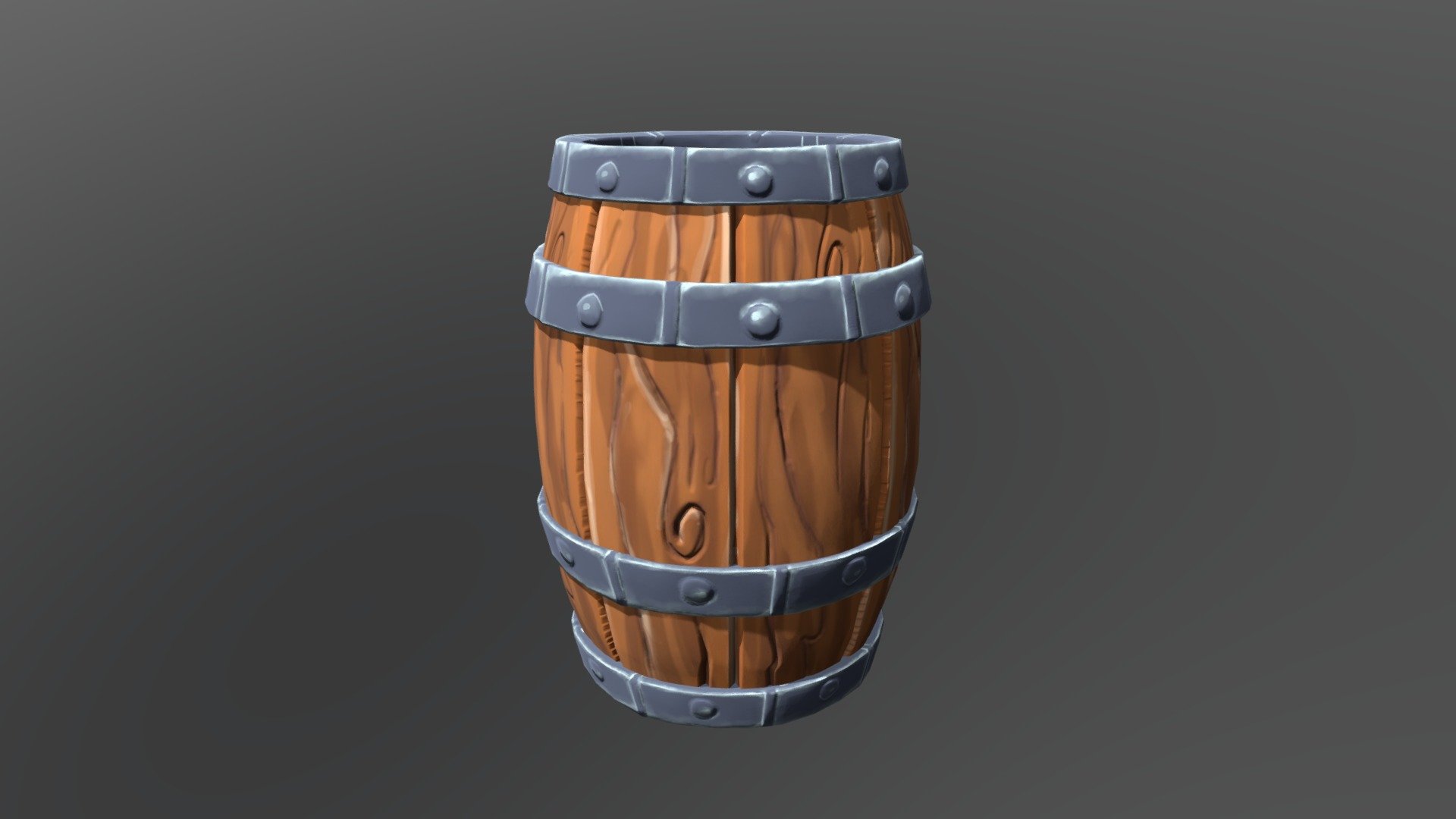 Stylized Barrel - 3D model by Andrew Ooi (@ManhattanBat) [131491e ...