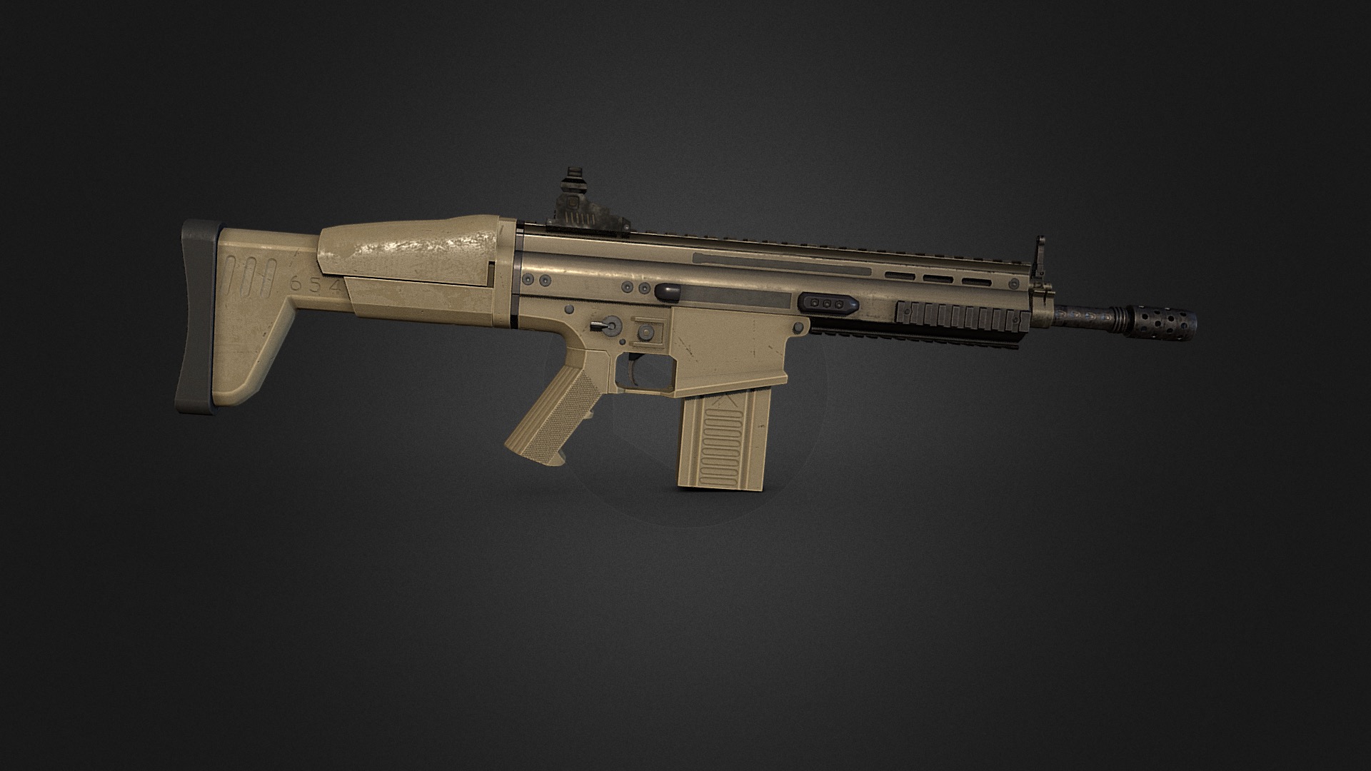 SCAR-L MOD - 3D model by Luis Bello (@luis072190) [131550d] - Sketchfab