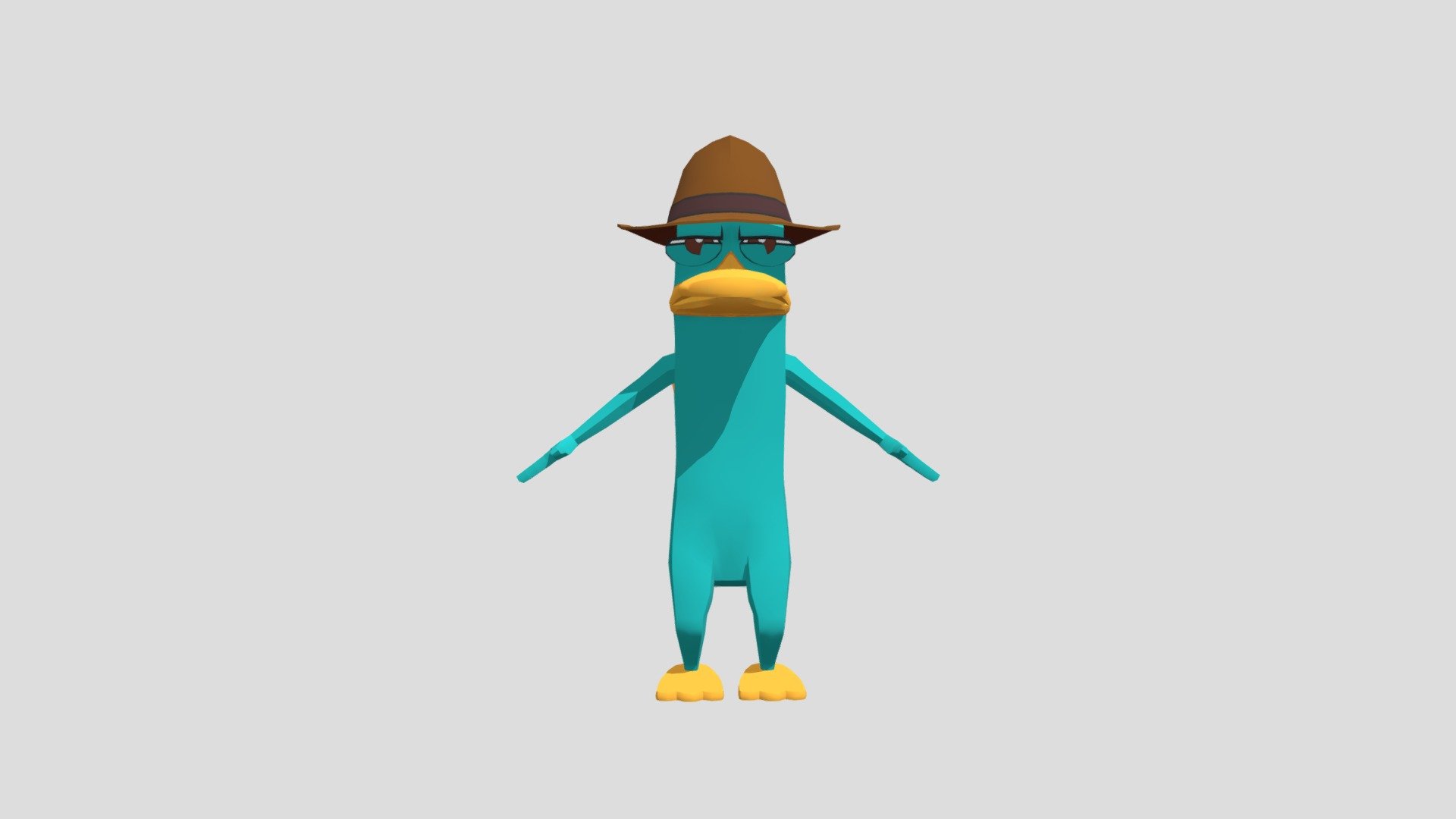 Perry (Phineas and Ferb) - Download Free 3D model by Guilherme Navarro ...