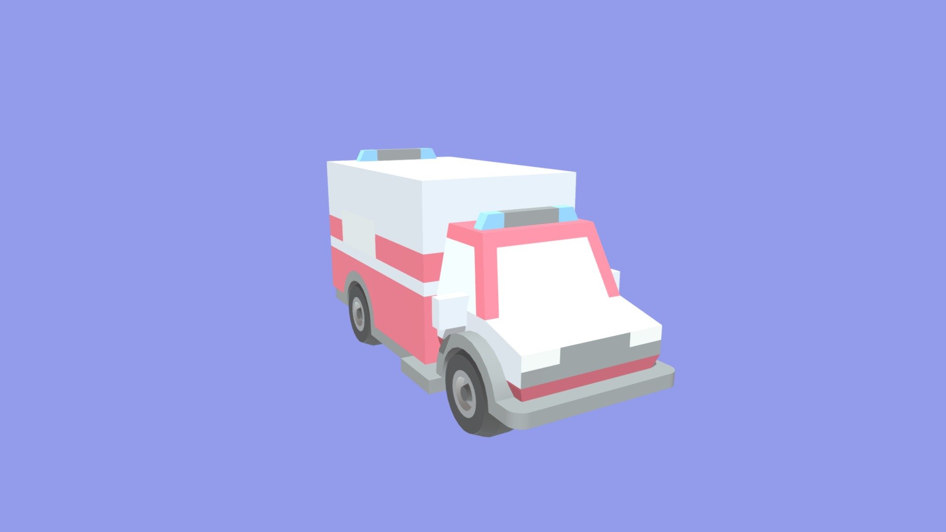 Low Poly ambulance car - Download Free 3D model by lev_229 [1316bbf ...