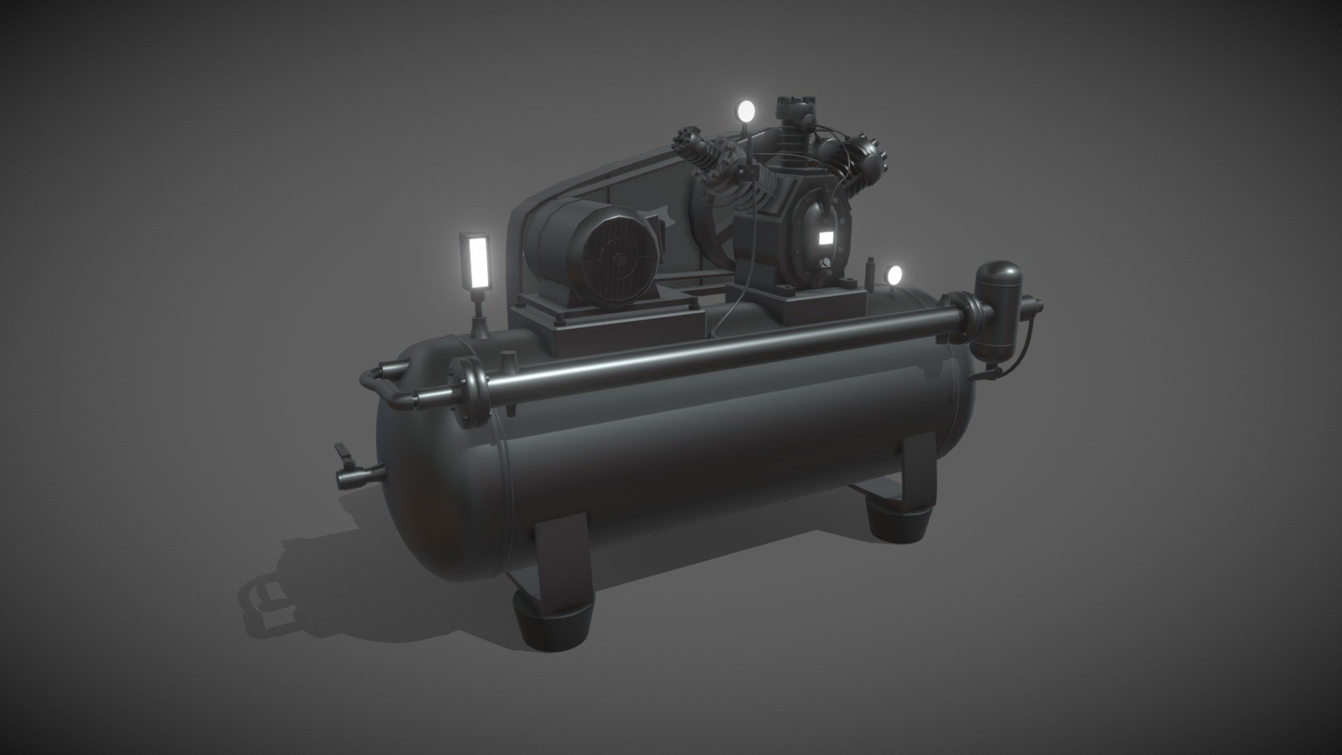 Air Compressor_1 - 3D model by The Learning Network ...