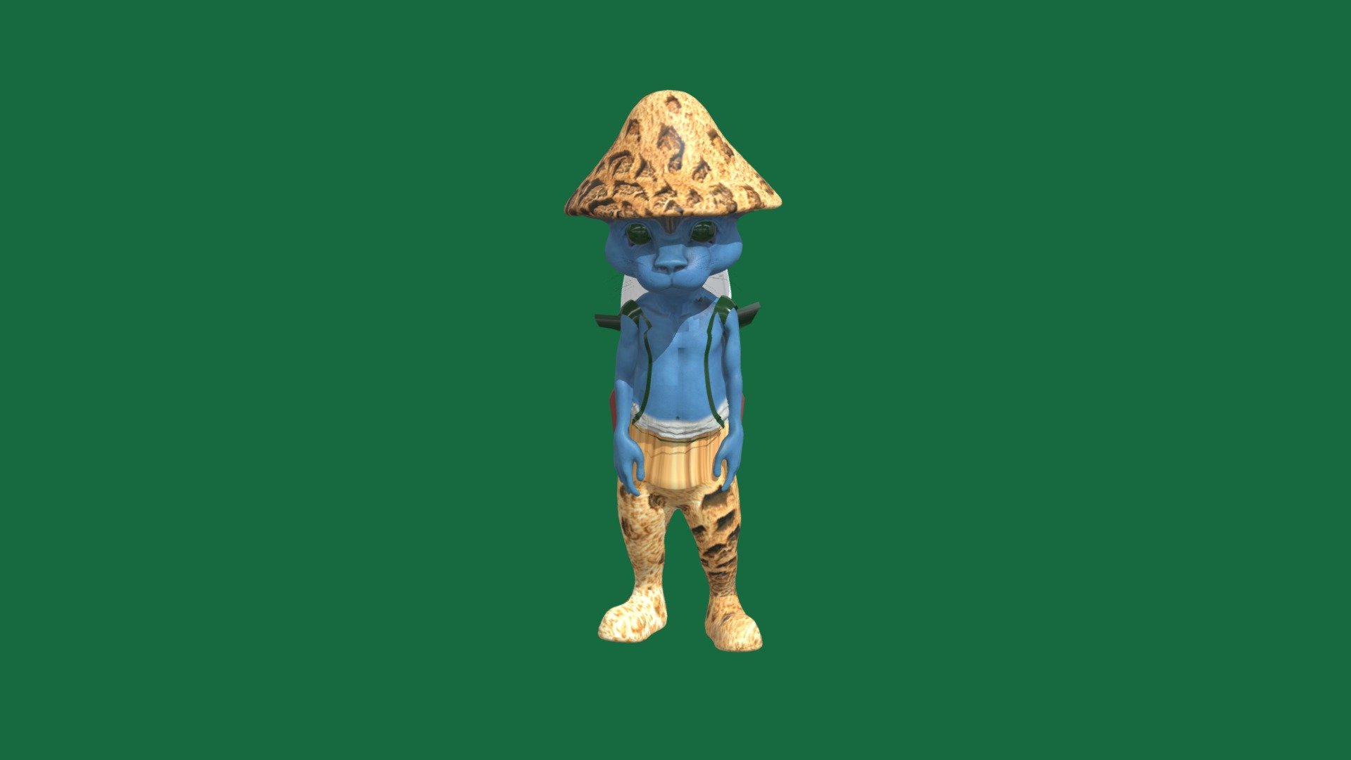 Rocket Smurf Cat - 3D model by AlabamaSmurfCat [131beb8] - Sketchfab