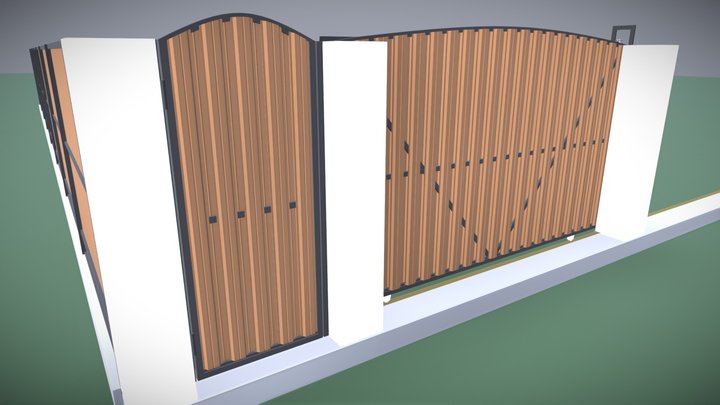 Sliding-gate 3D models - Sketchfab