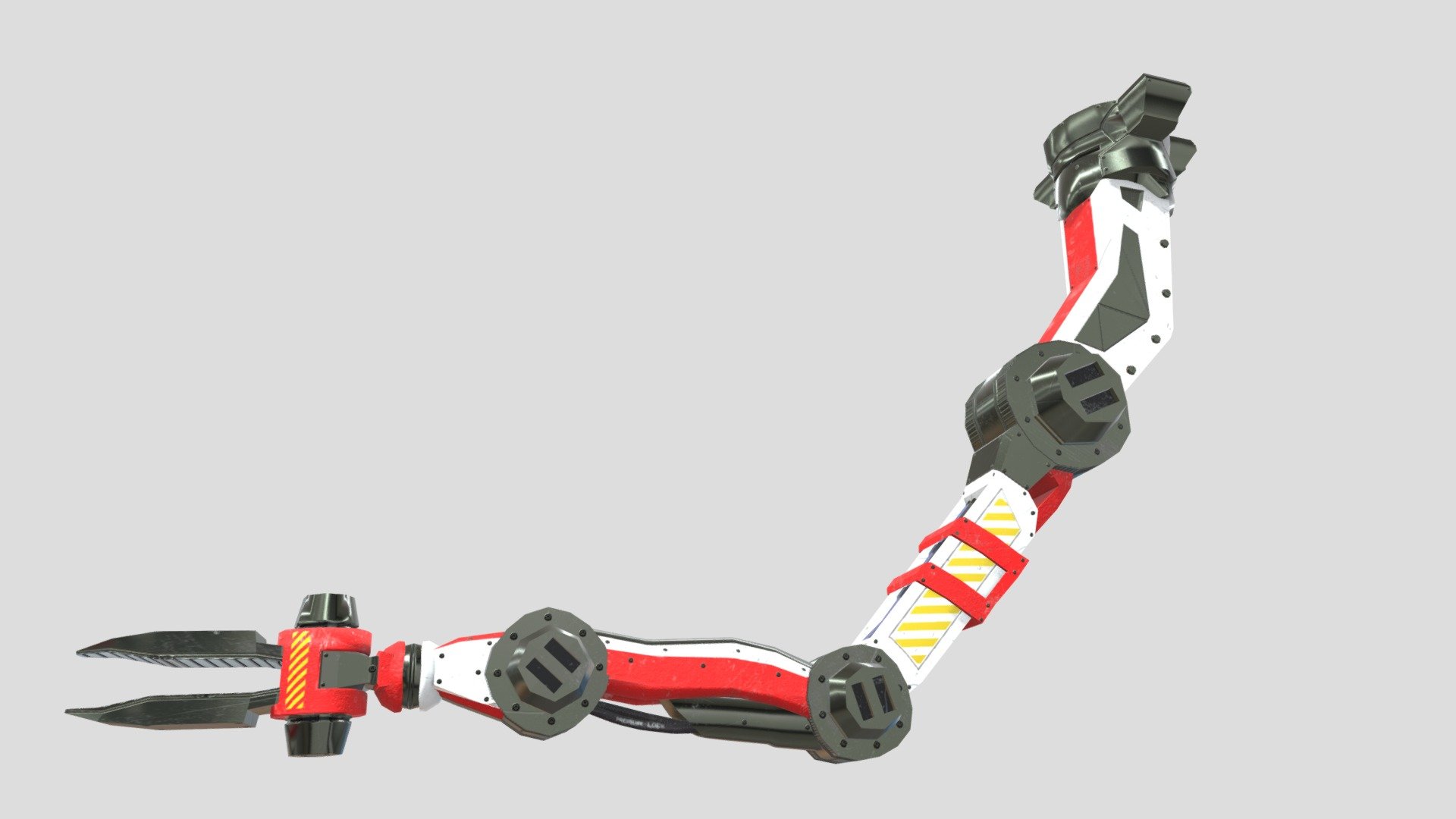 Mechanical Arm - 3D model by snoozydev [131d2d7] - Sketchfab