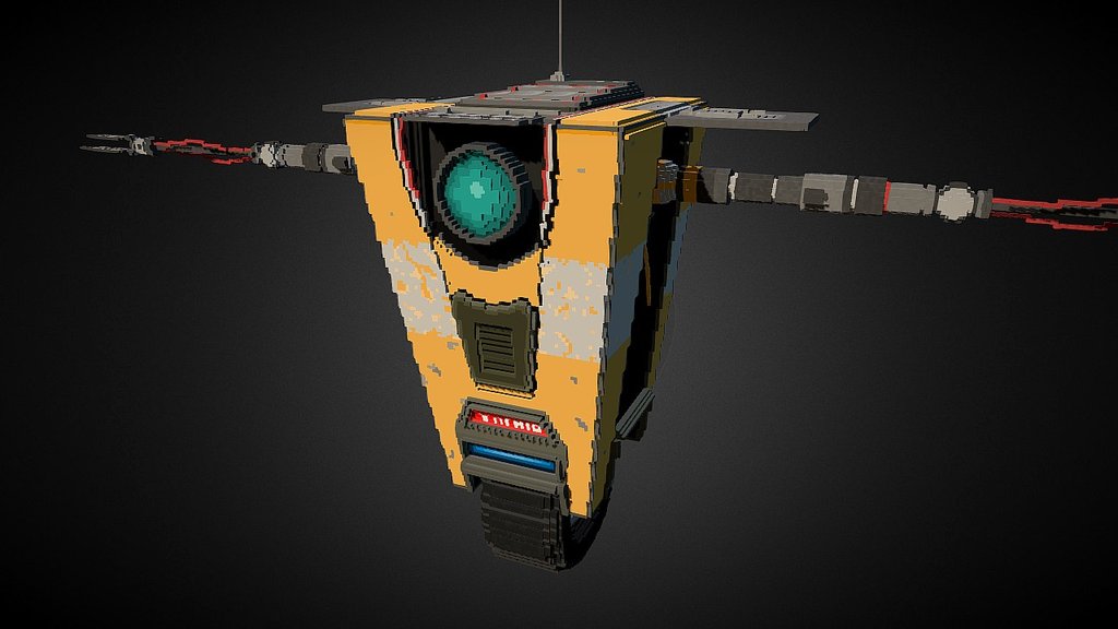 Claptrap voxel style - Download Free 3D model by avhatar [131dd26 ...
