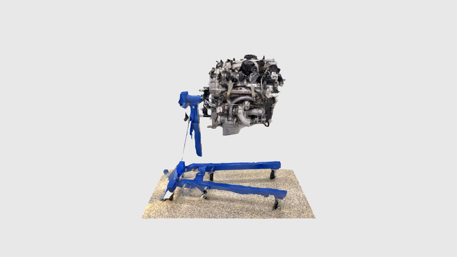 Alfa Romeo 2.9L Twin Turbo - Download Free 3D model by Autotechie ...