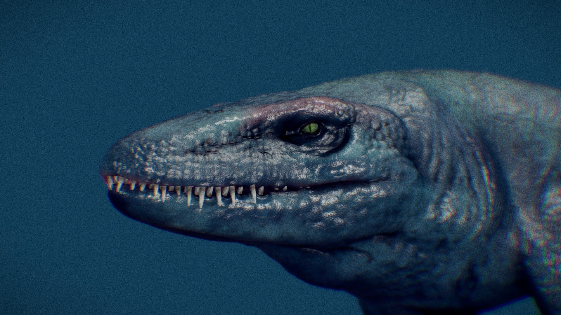 Mosasaurus - 3D model by Zyleck [131e1a1] - Sketchfab