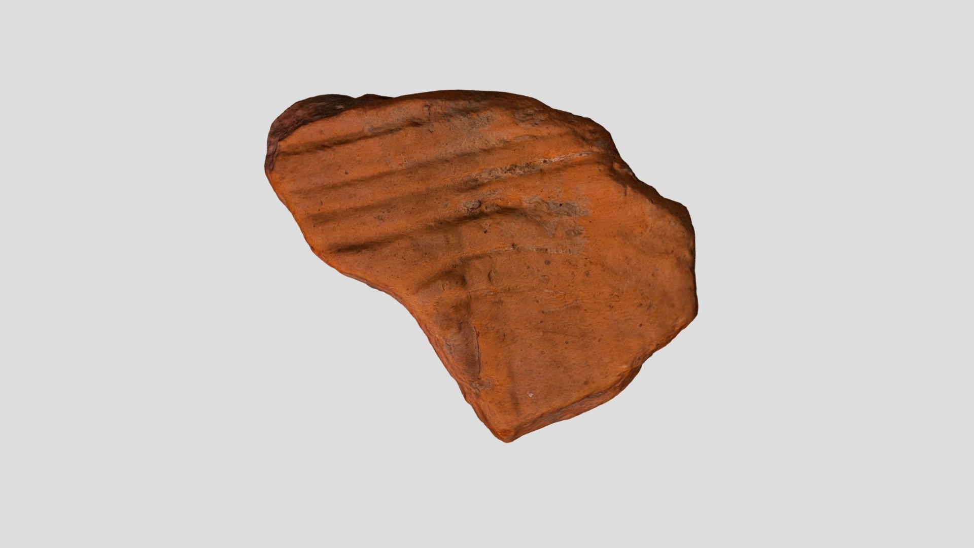 ESS-E5BCD6 Roman Flue Tile - fragment 2 of 3 - Download Free 3D model ...