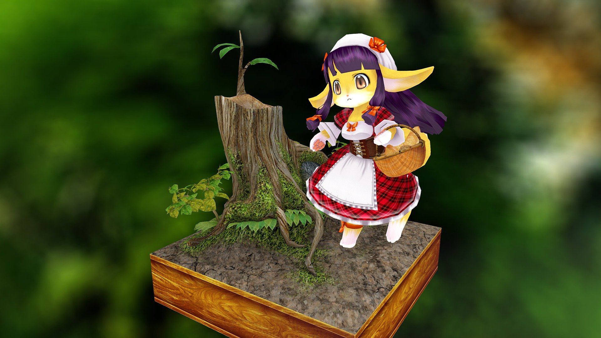 Kemo girl - 3D model by lube (@lube023) [132205d] - Sketchfab