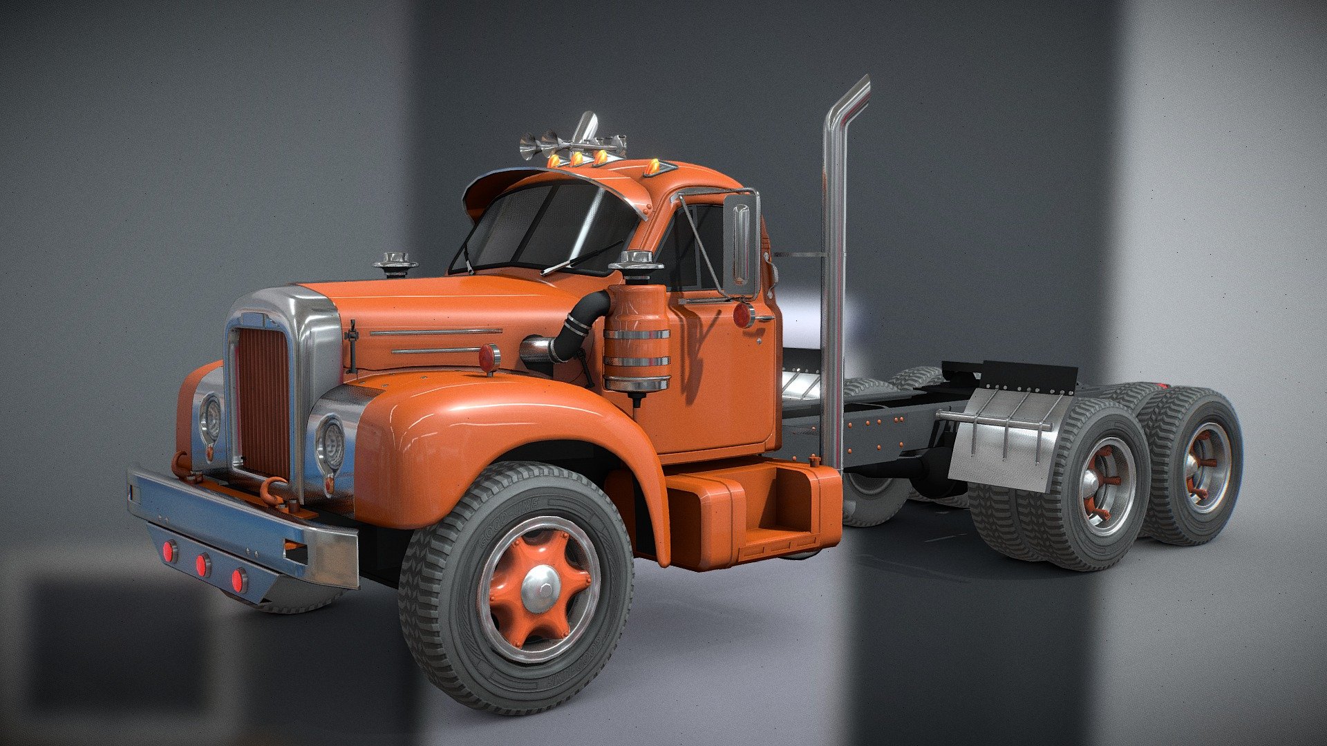 Mack B30 - BIG RIG Racing - 3D model by ya.iljinser [1322f19] - Sketchfab