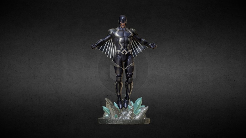 Black Bolt - 3D model by helsthe8th [1323224] - Sketchfab