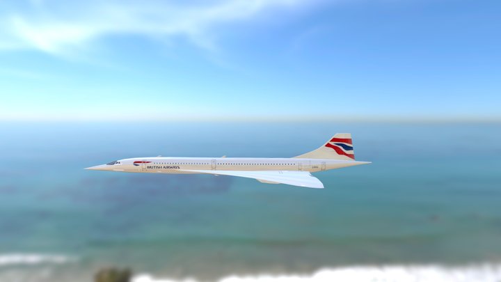 Concorde 3D models - Sketchfab