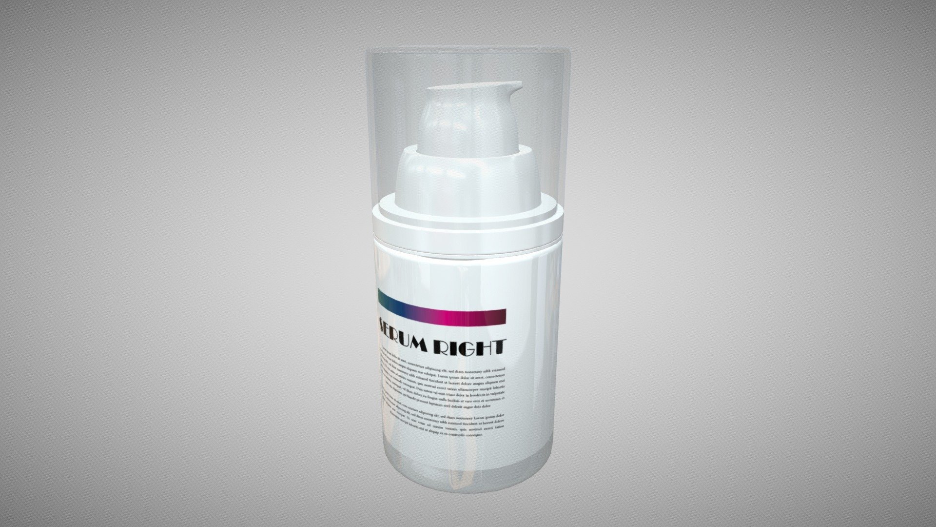 Serum Product Marketing - Download Free 3D model by Ansar ALi ...