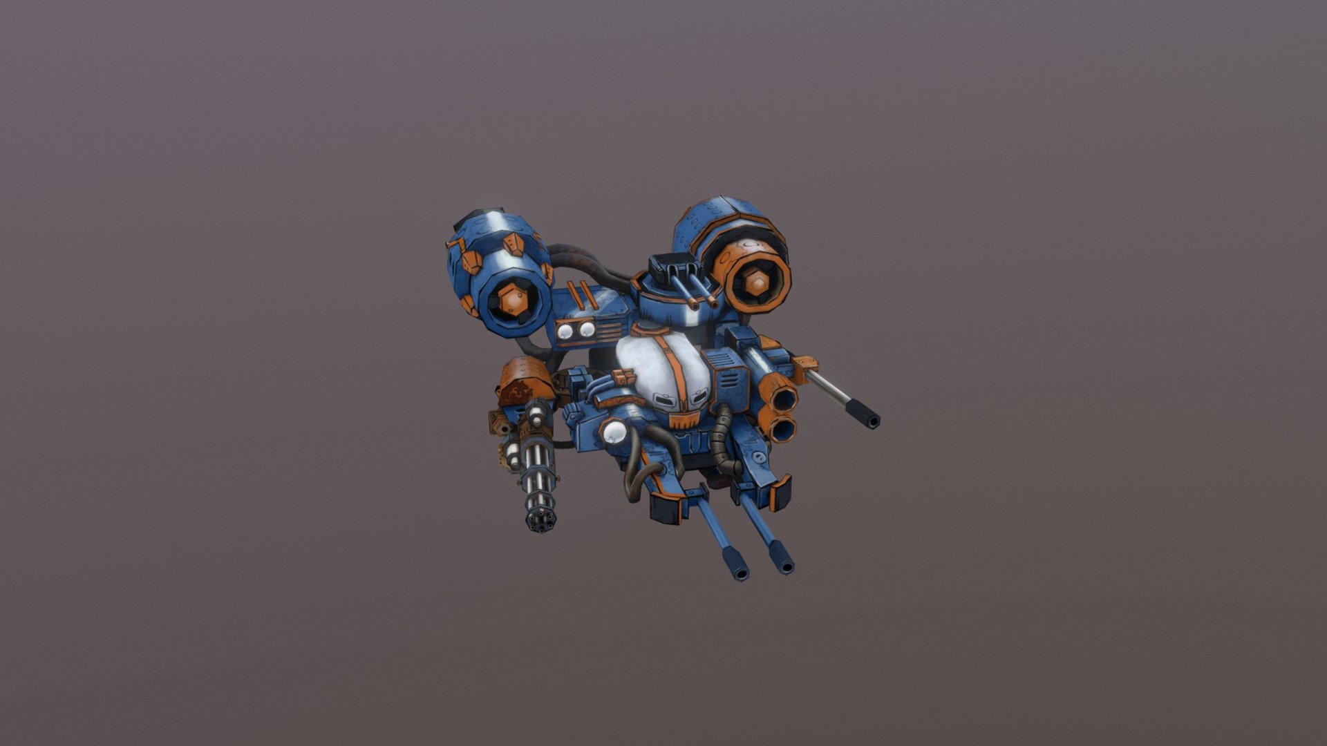 Attacker-Ultramarine - 3D model by Ejaw [1327d8e] - Sketchfab