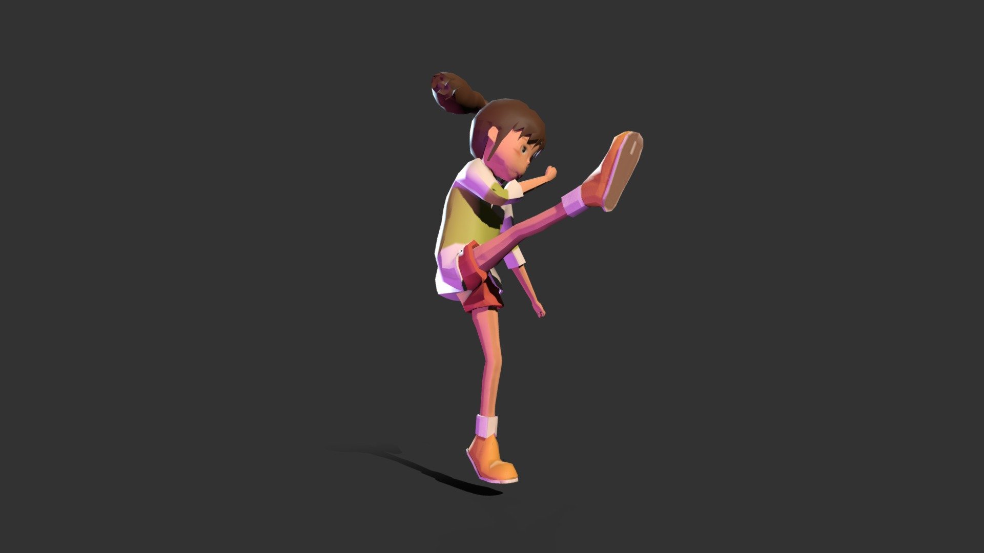 Chihiro Ogino Attack Animation - 3D model by POLARIS (@ARGINADES ...
