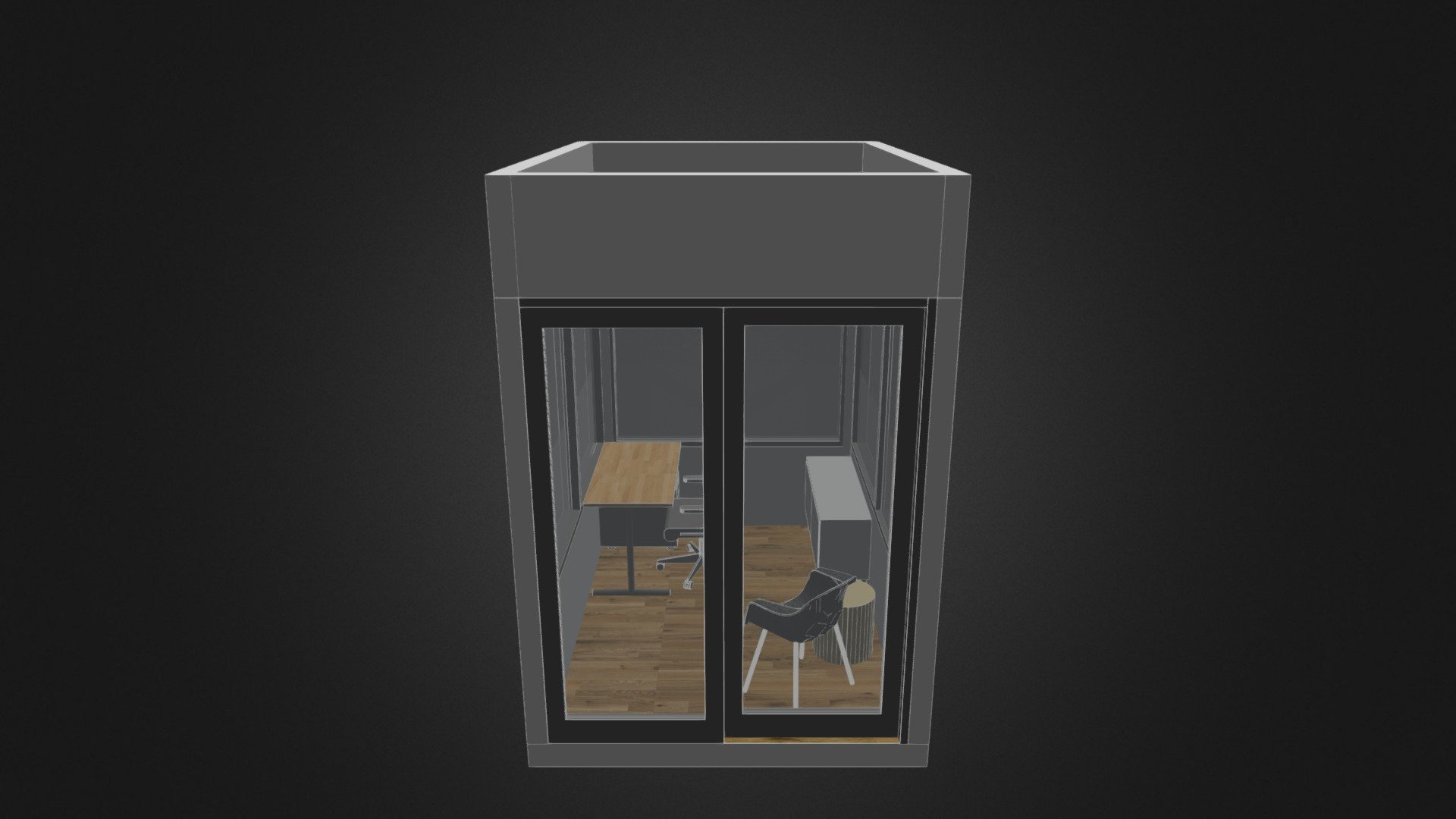 1 Workstation - Medium - Option 3 - 3D model by Layouts (@wwsalesnyc ...