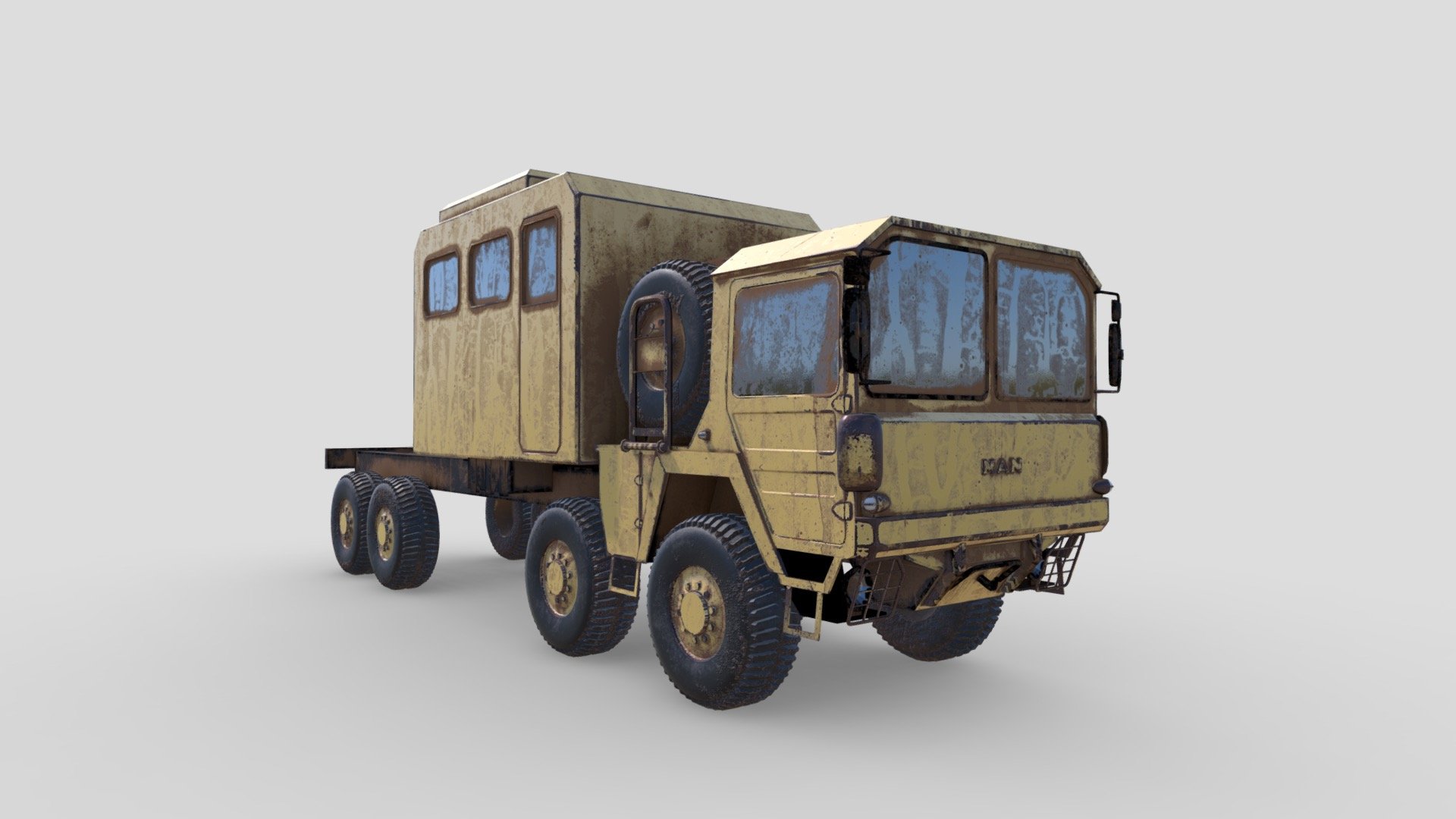 MAN KAT 8X8 - Buy Royalty Free 3D model by BeMenGo (@Bergson.Menezes ...