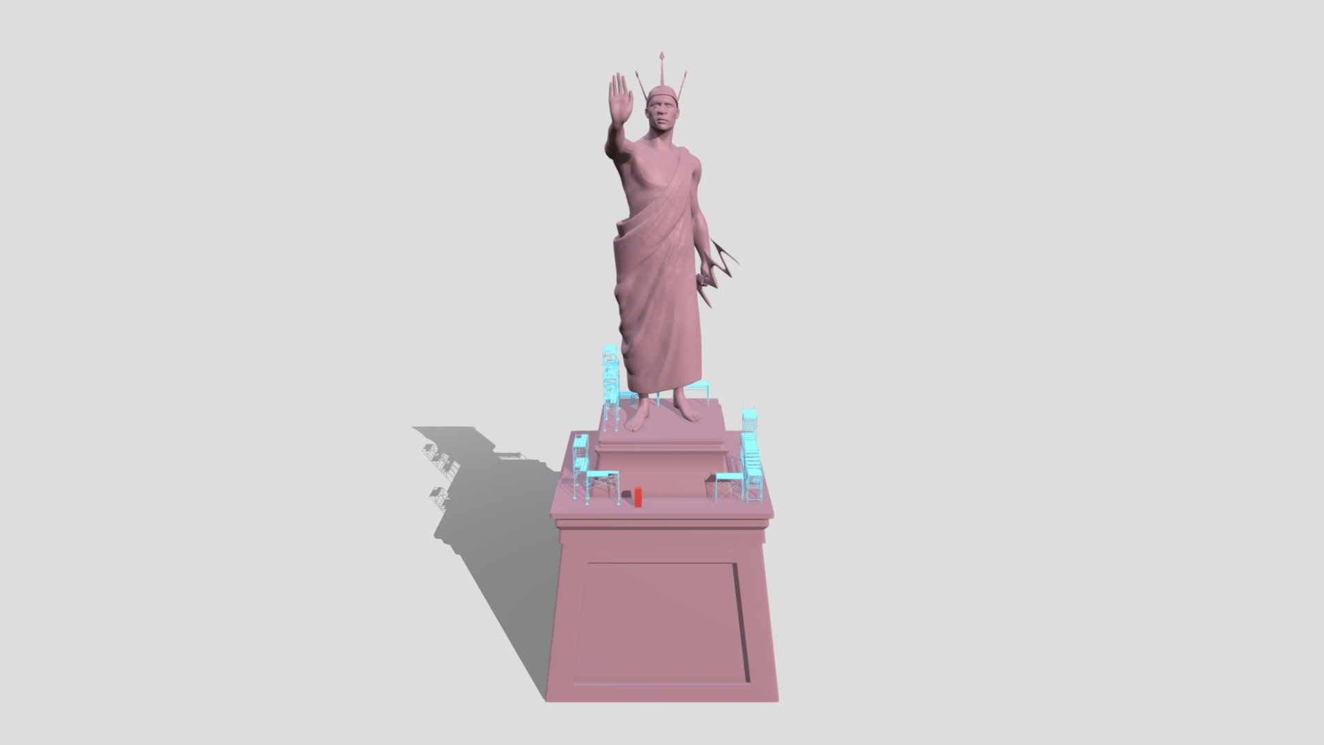 StatuePower_obj02 - 3D model by tobysvani [132bd7f] - Sketchfab