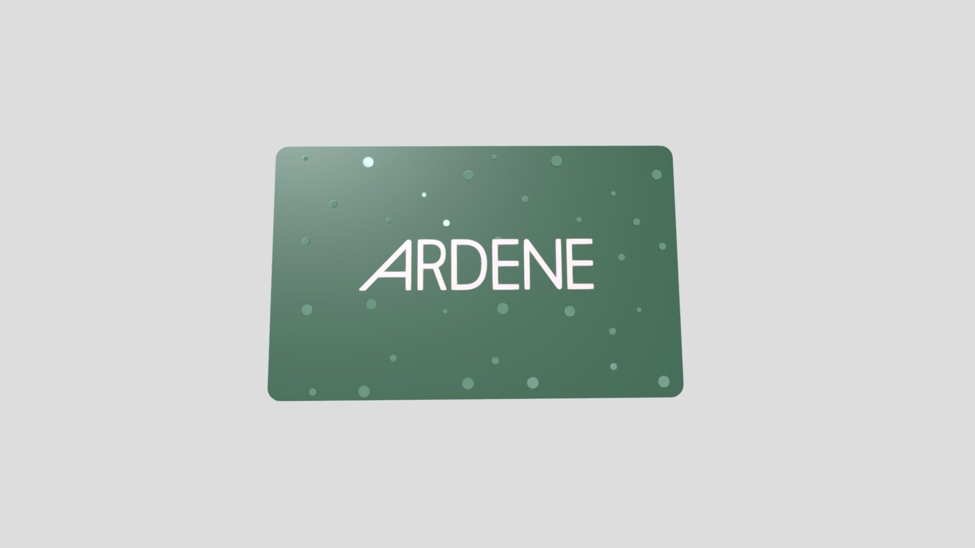 Ardene Holiday Gift Card - 30 mil matte PVC - Download Free 3D model by ...